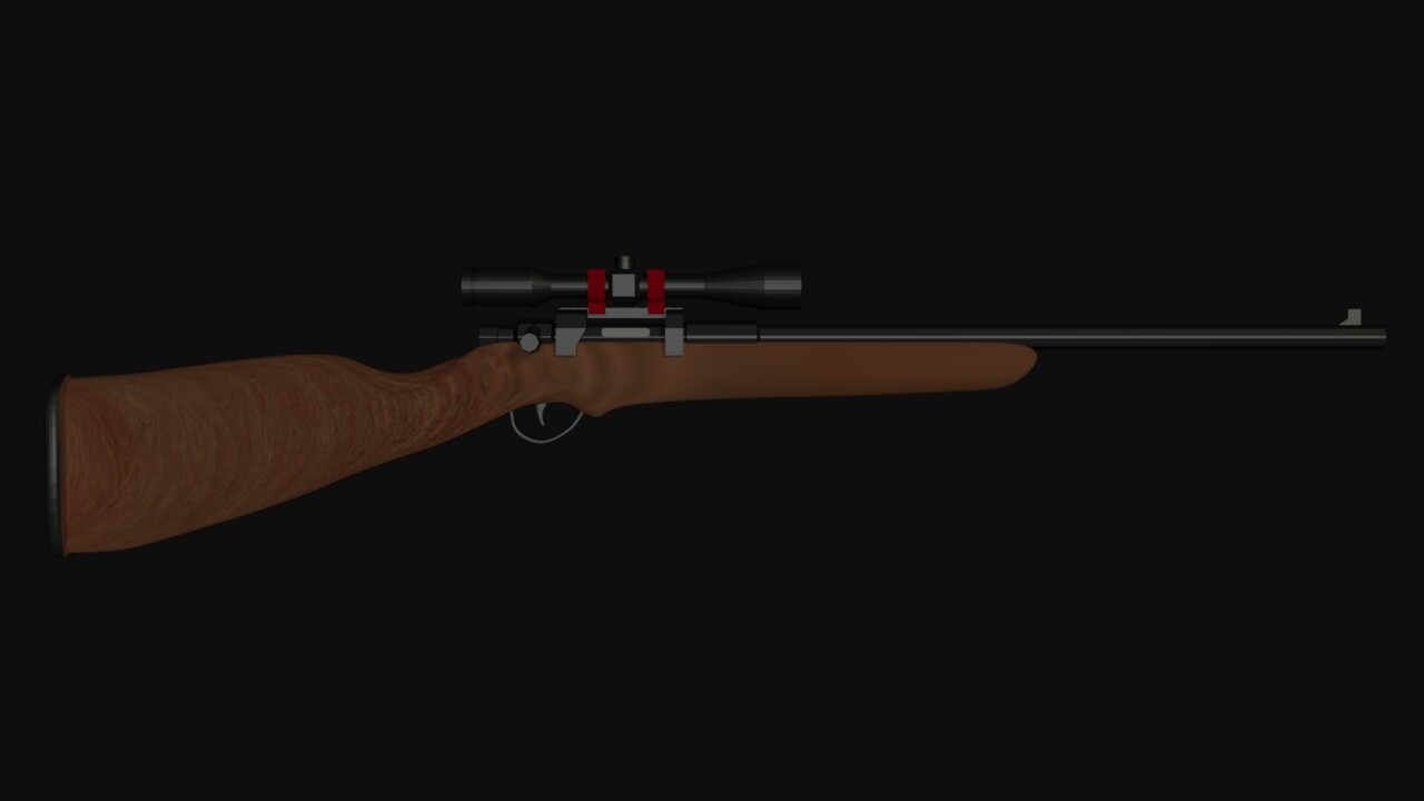 ArtStation - Bolt action rifle