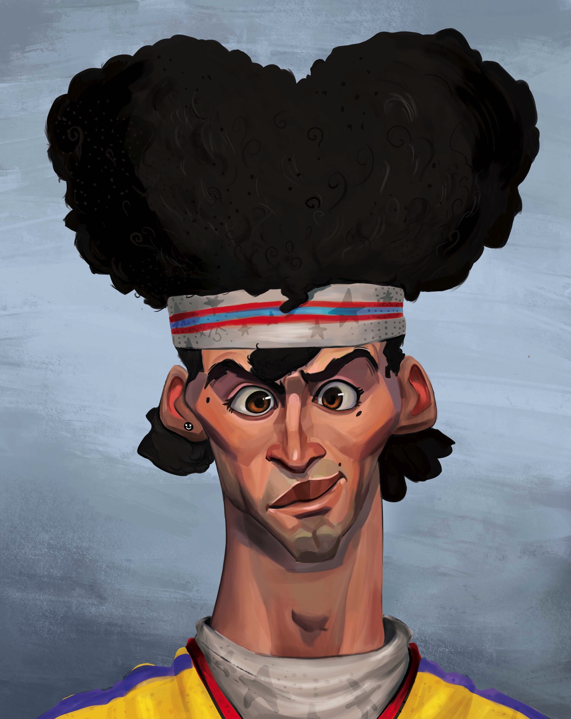 ArtStation - Guy with afro