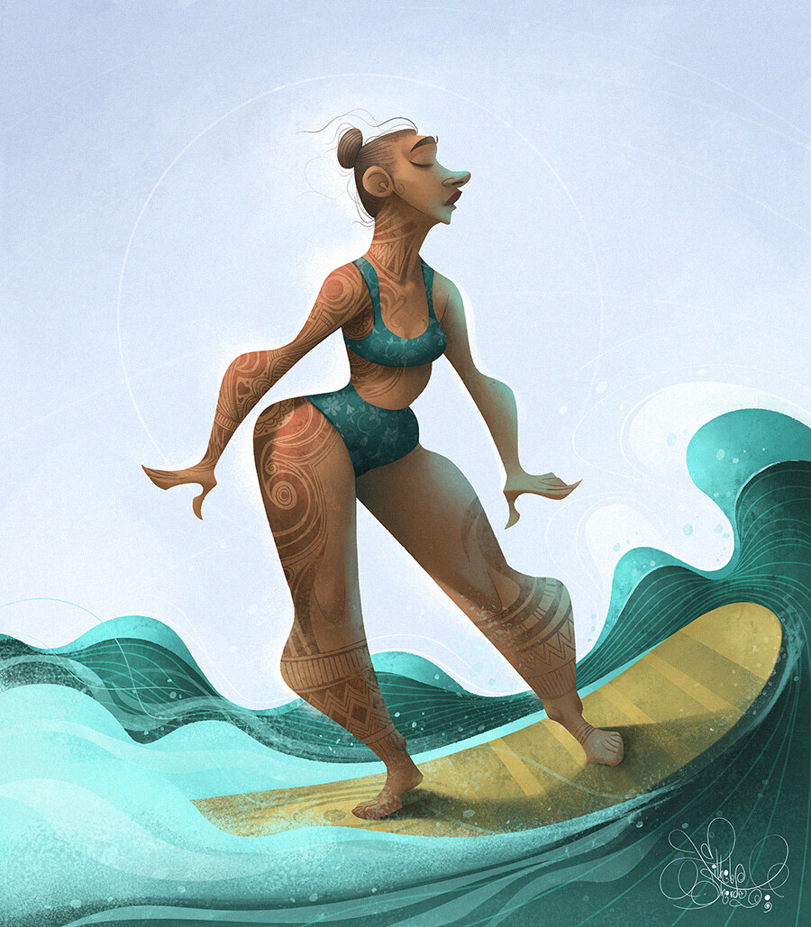 ArtStation - surfer