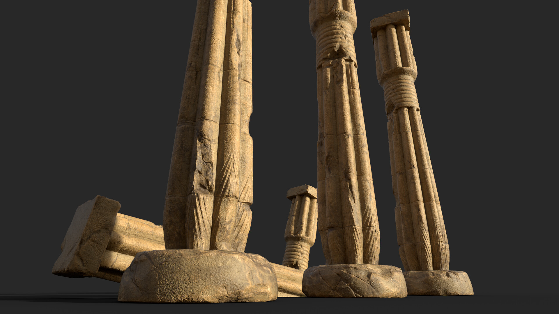 ArtStation - Papyrus Columns