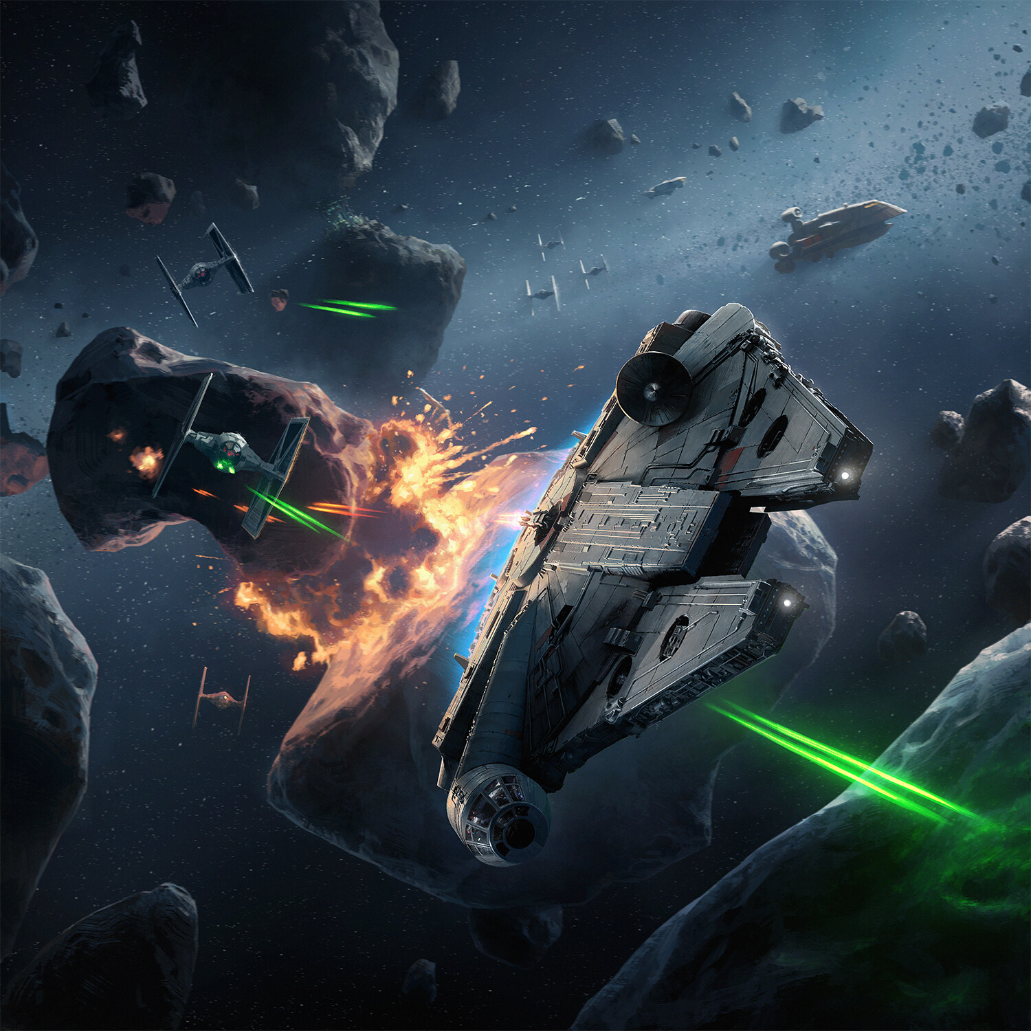 ArtStation - Star Wars: Outer Rim (Cover Art)