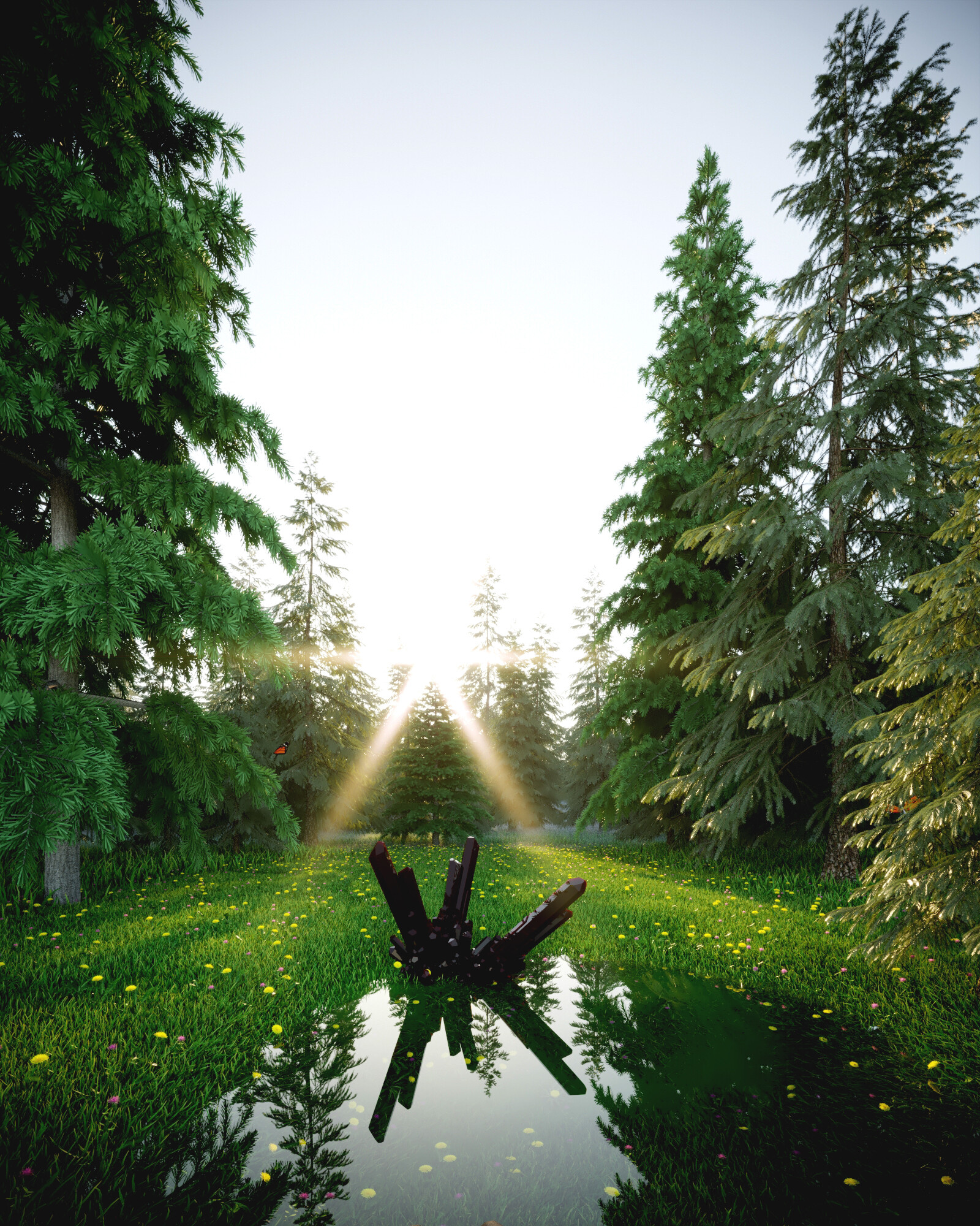 ArtStation - Forest visualization