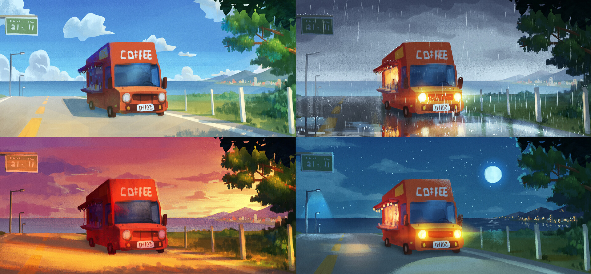 ArtStation - Color Key Environments