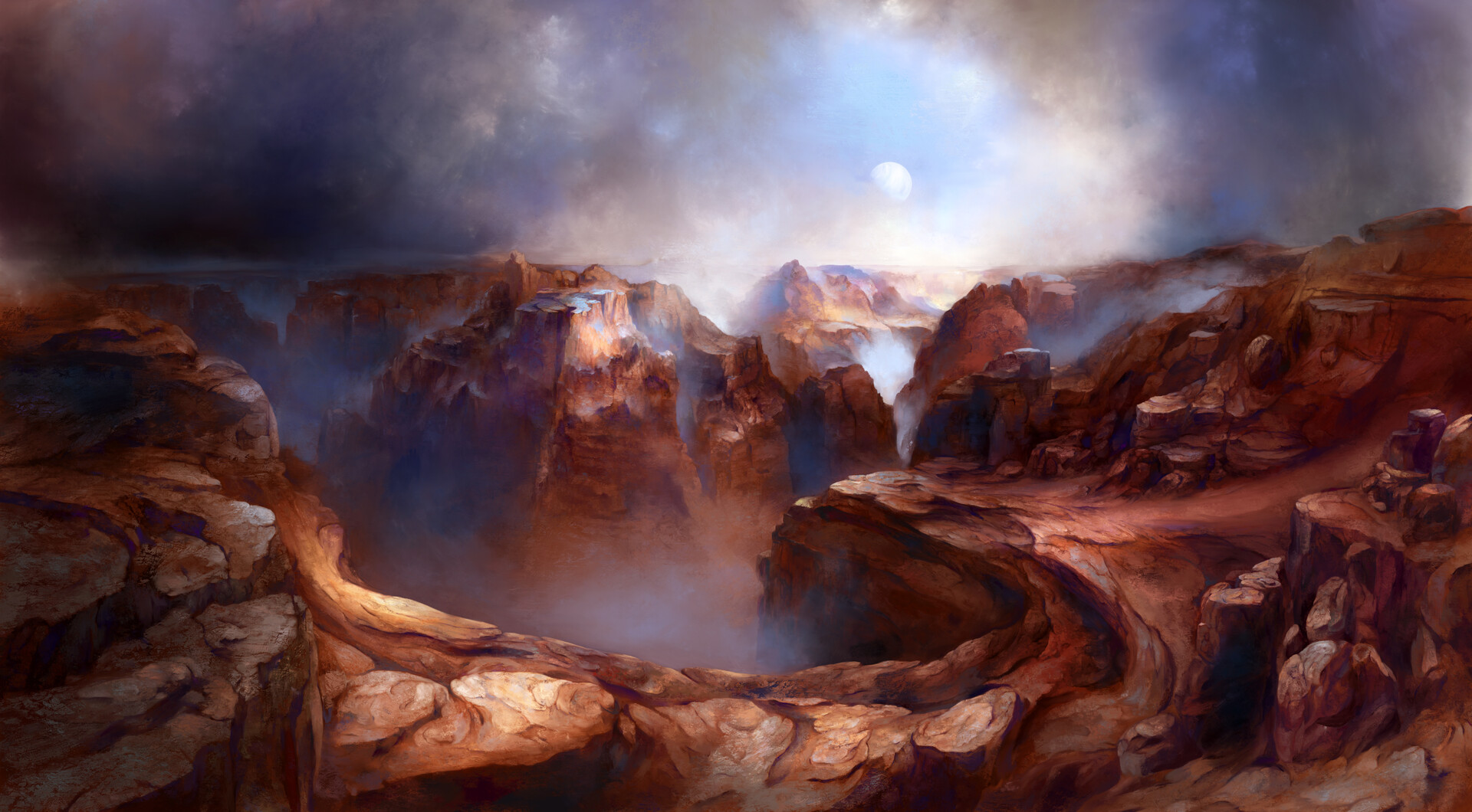 ArtStation - Alien Grand Canyon