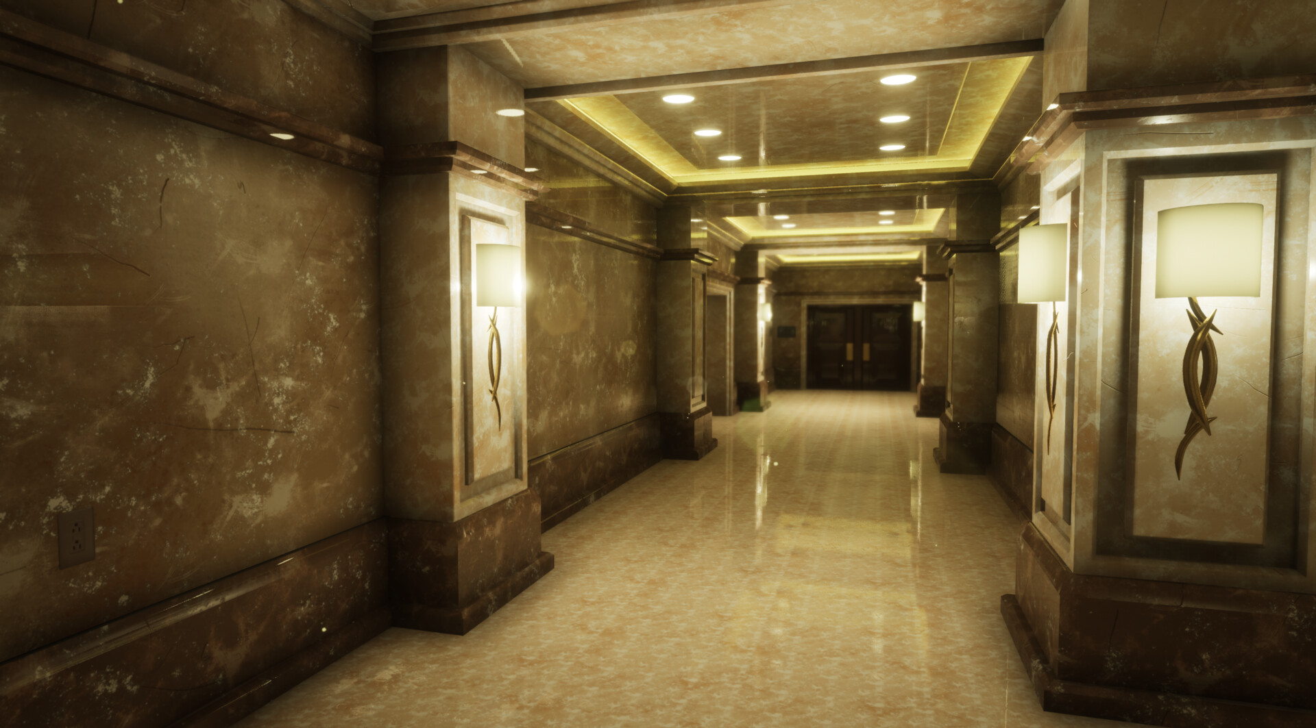 ArtStation - Marble Hallway