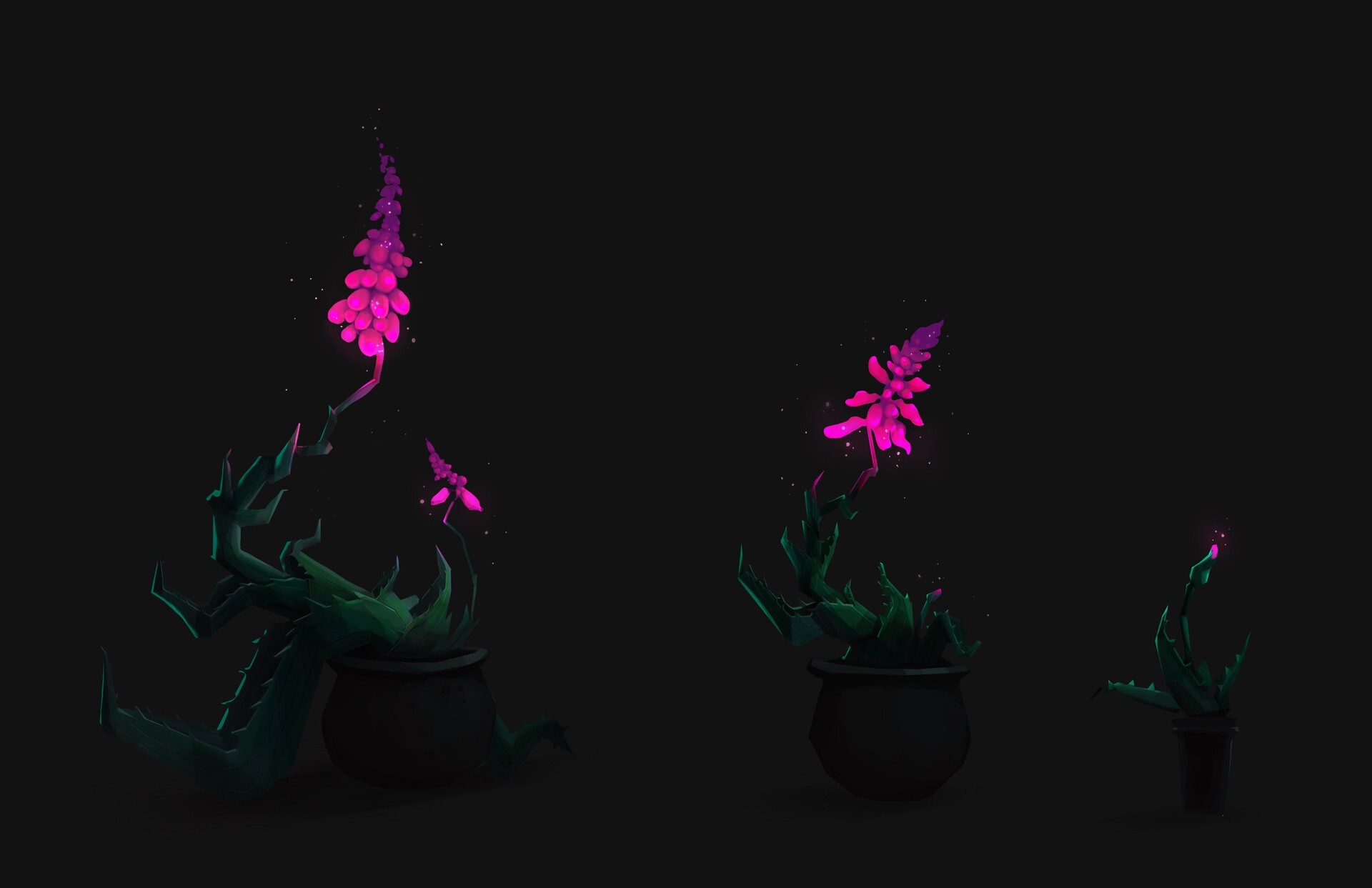 ArtStation - Magic flowers