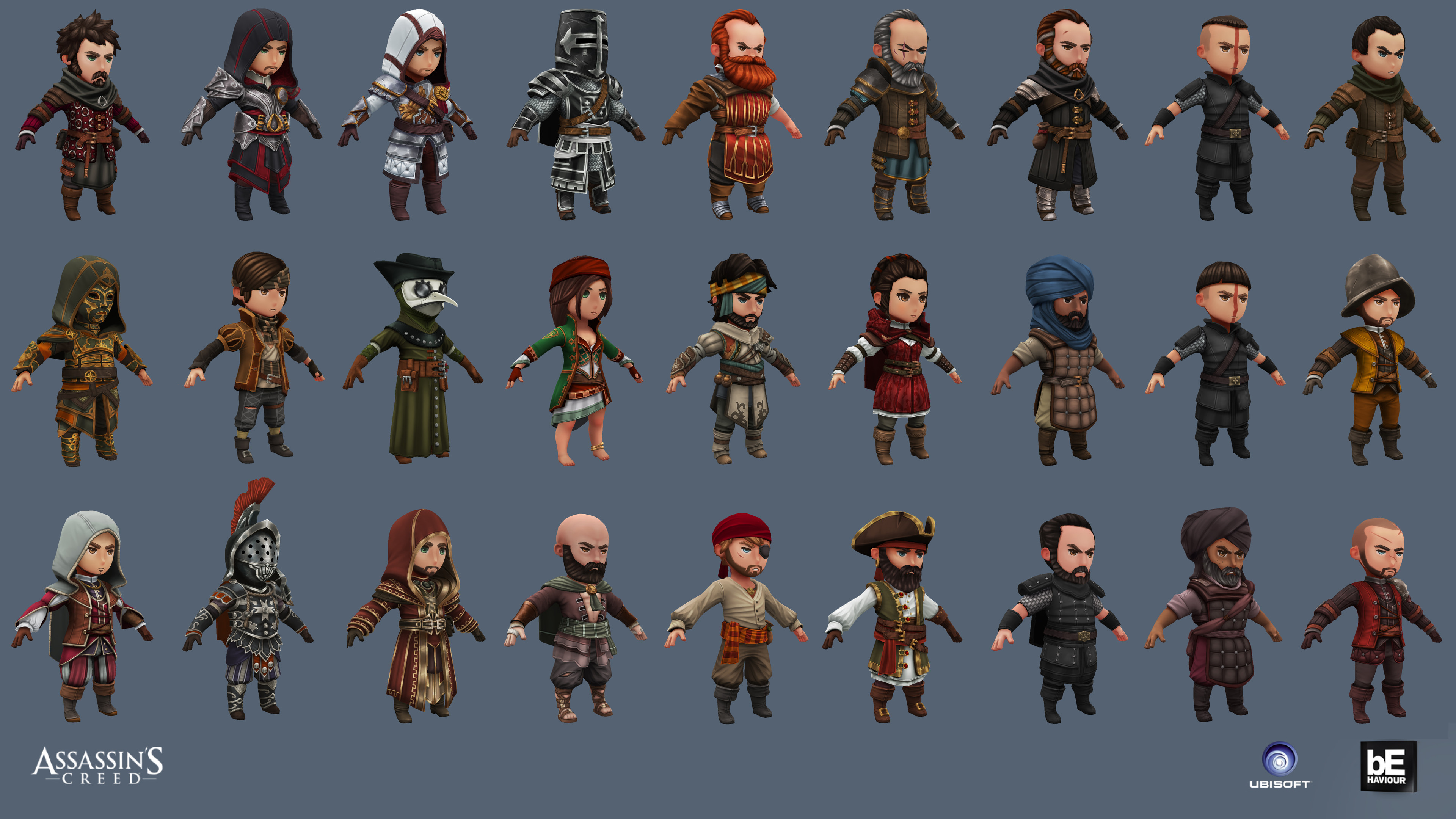 Eric Bourdages - Assassins Creed Rebellion: Characters