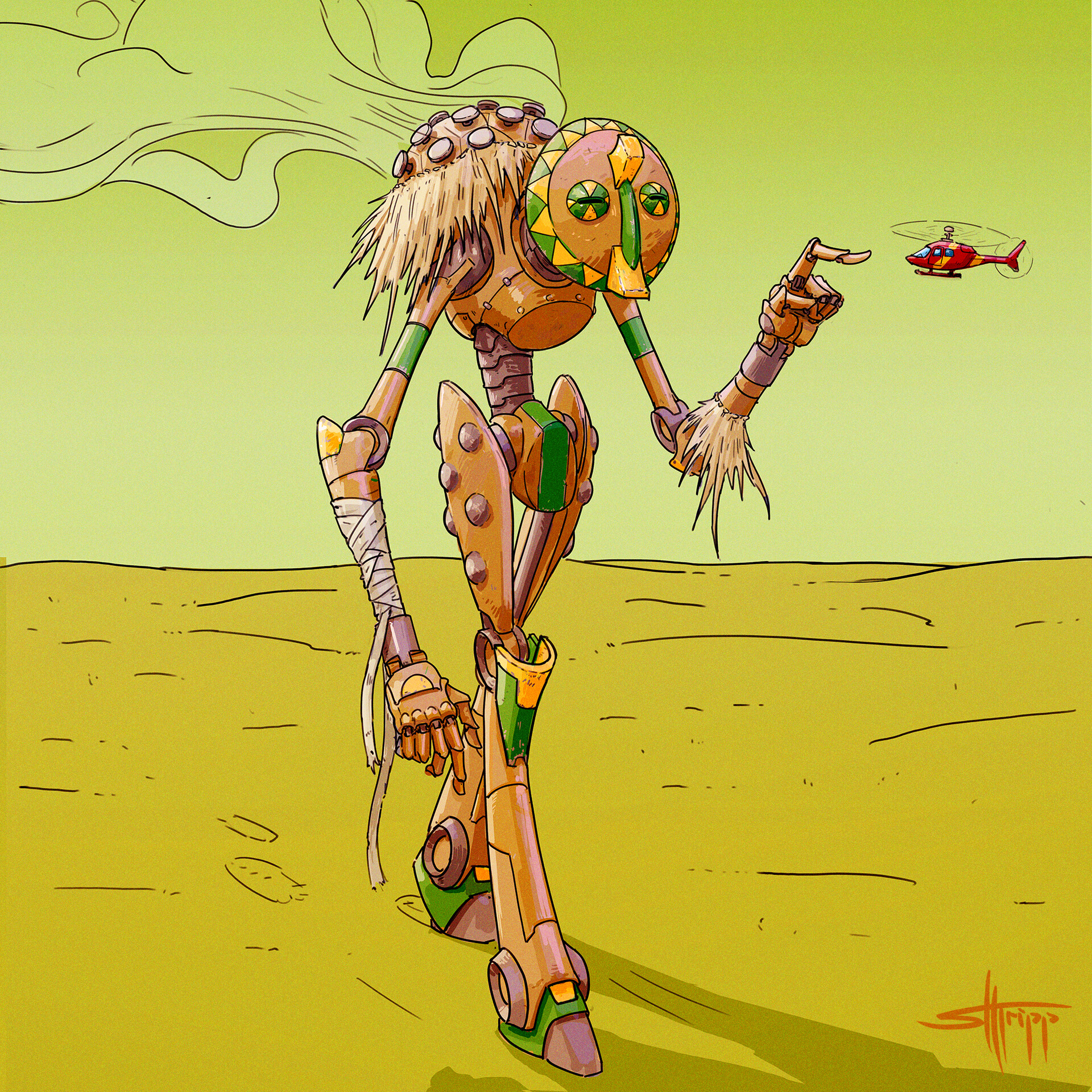 ArtStation - A Rain God