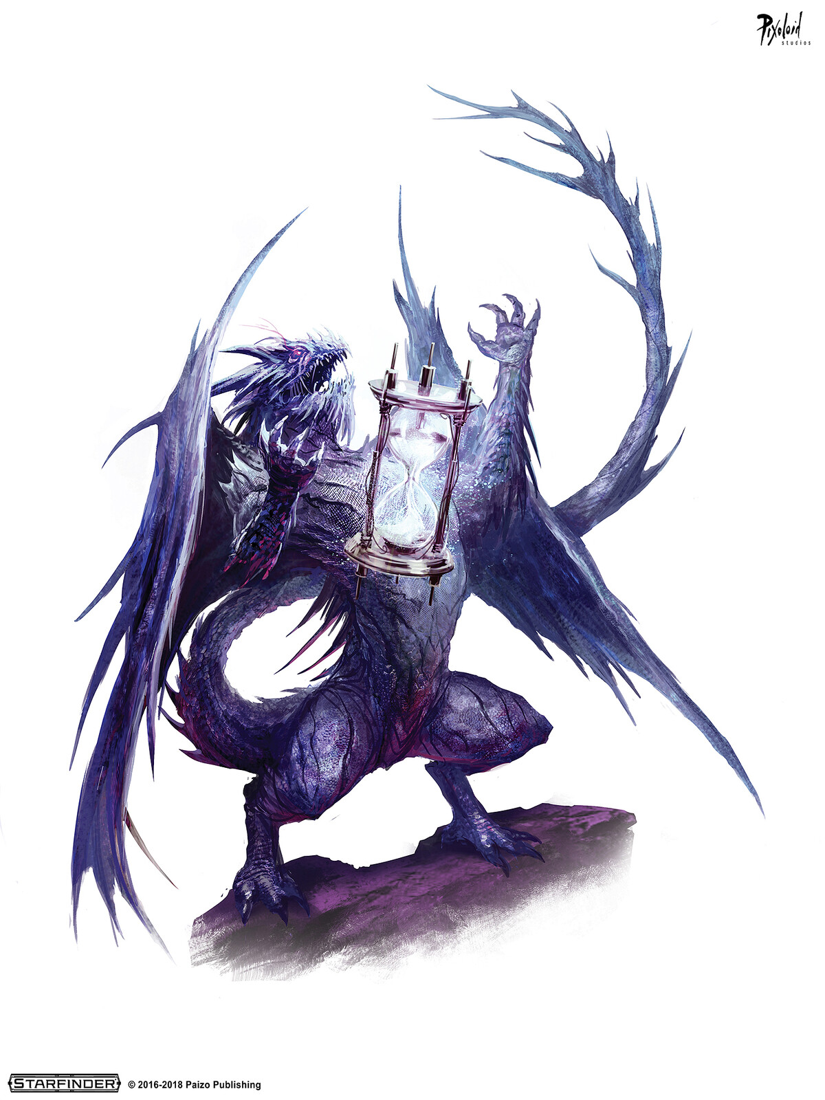 Pixoloid Studios - Starfinder - a time dragon
