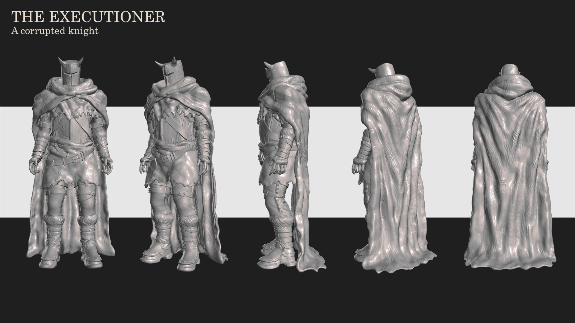 ArtStation - World's End Tale: Enemy Character Design (Executioner)