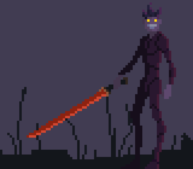 ArtStation - Ghost Fight Pixel art