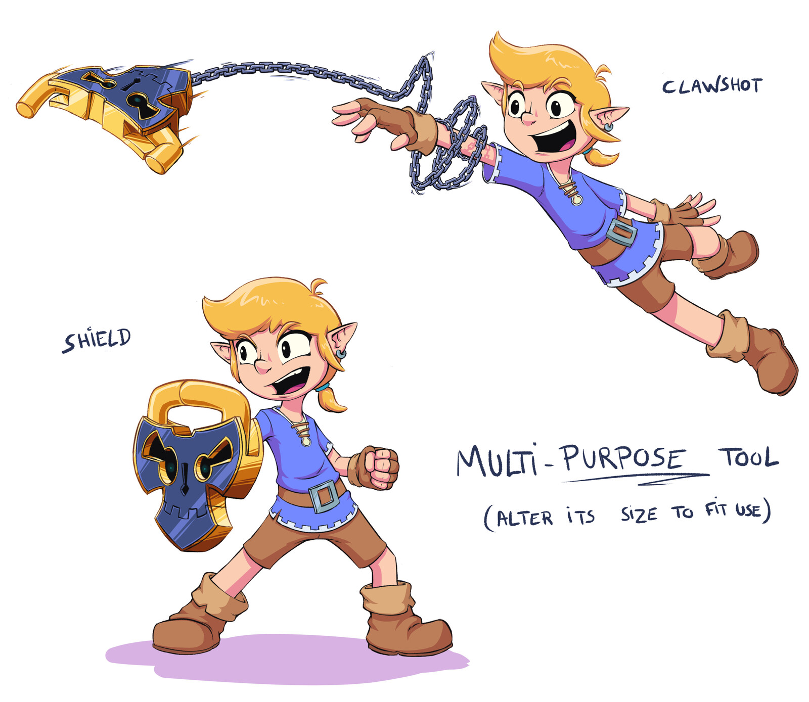 Julien LESIEUR - The Legend of Zelda: Monster Lock (fan concept)