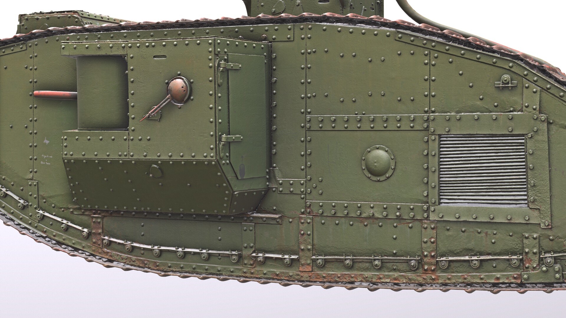 Vitalii Uspalenko - Mark V "Composite" tank