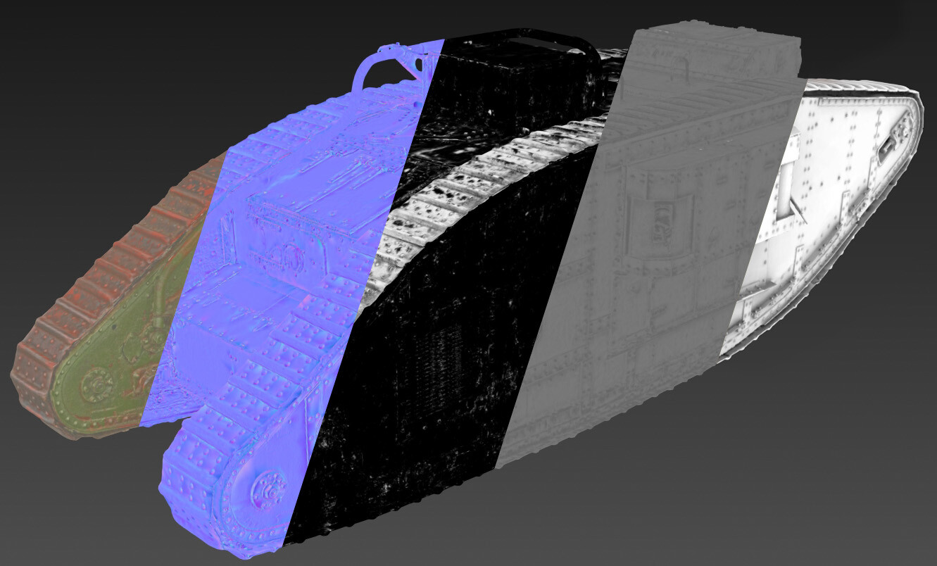 Vitalii Uspalenko - Mark V "Composite" tank