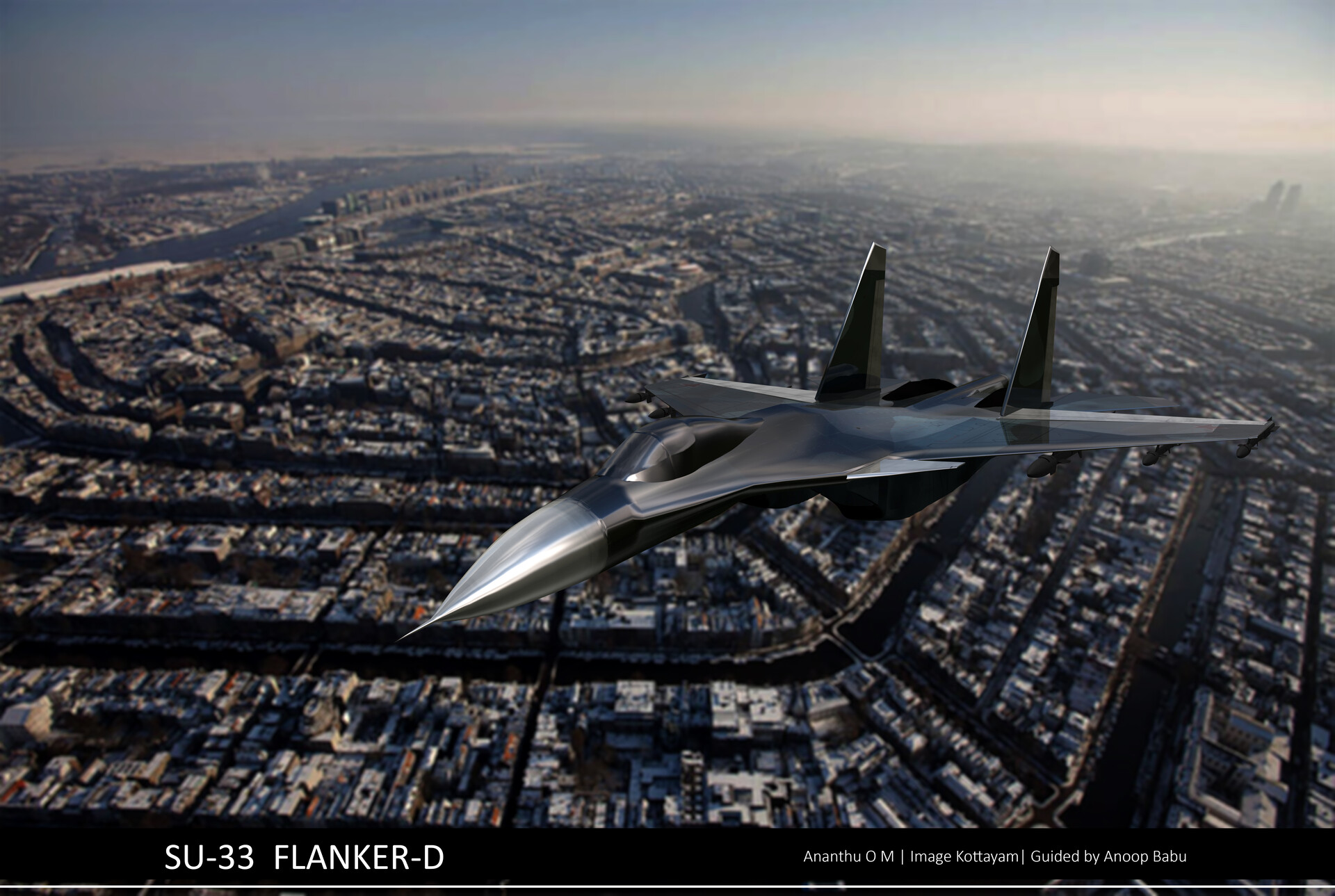 ANANTHU O M - Sukhoi Su 33 Flanker D 3D Model