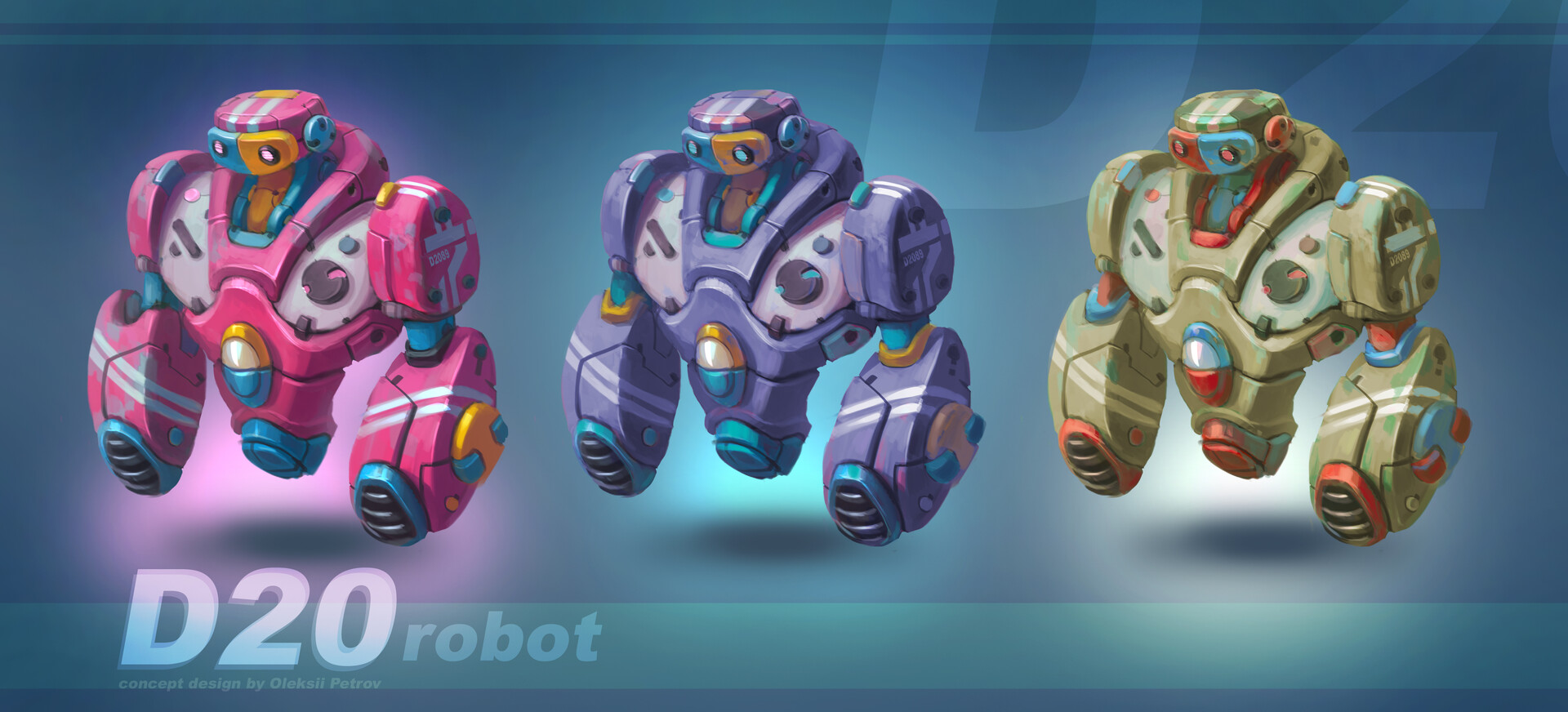 ArtStation - D20 robot