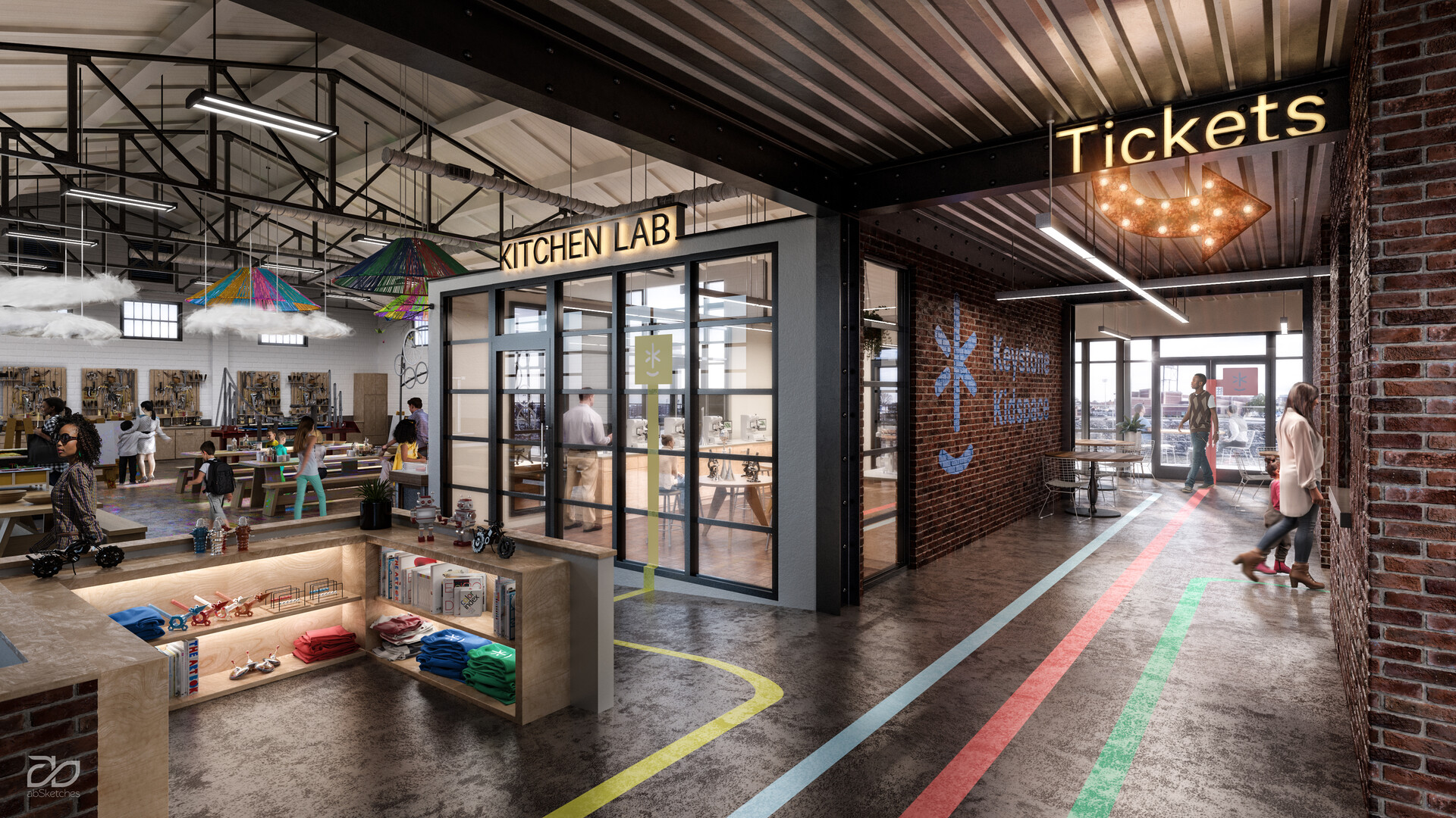 ArtStation - Keystone Kidspace