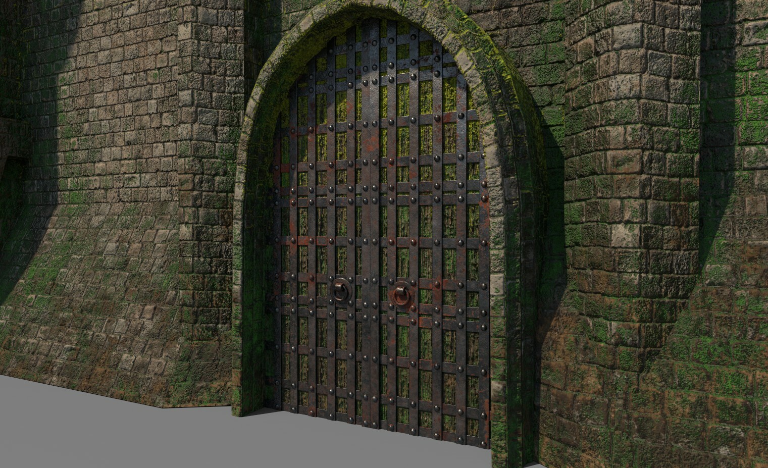 Minecraft Medieval Castle Gate
