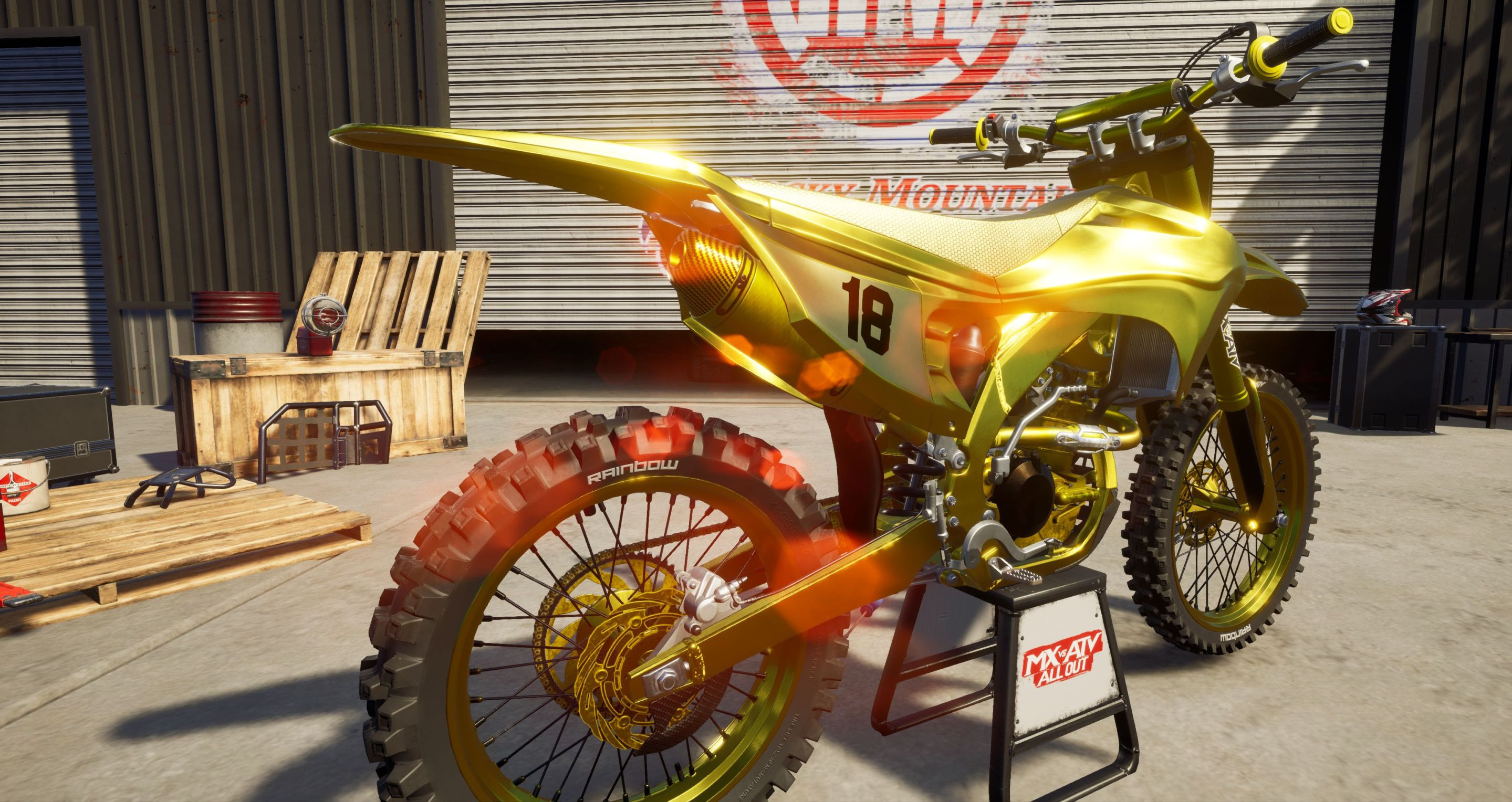 Art of Gregory McDonald - RAINBOW RS450F GOLD EDITION MOTOCROSS BIKE ...