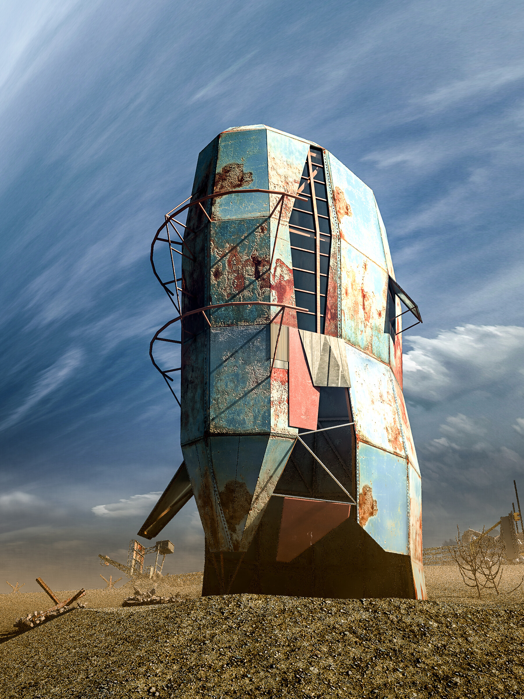 Max Miranda - Solo House - Lebbeus Woods