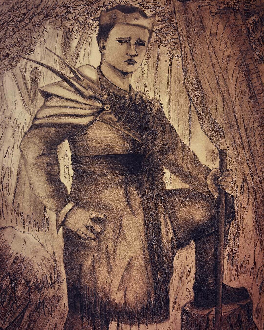 ArtStation - Halloween Self-Portrait