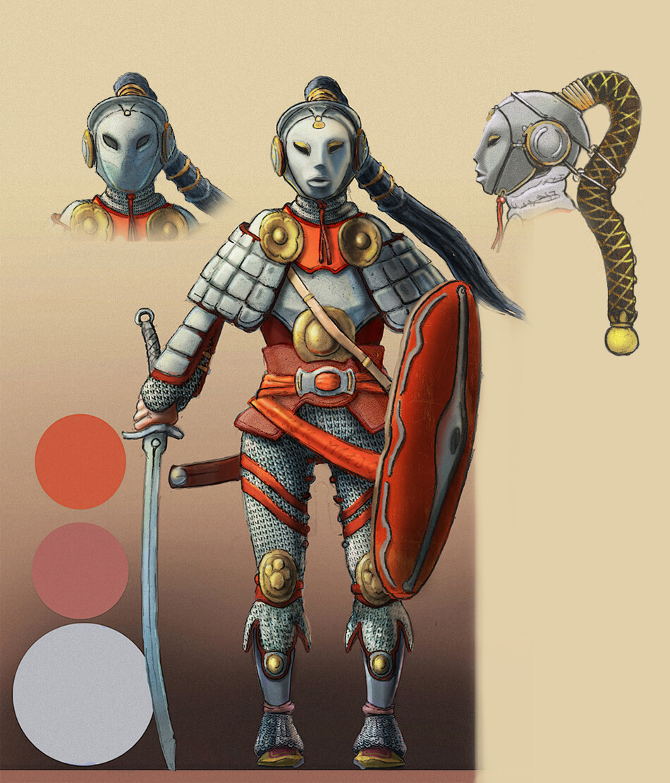 ArtStation - Magus- Female Warrior