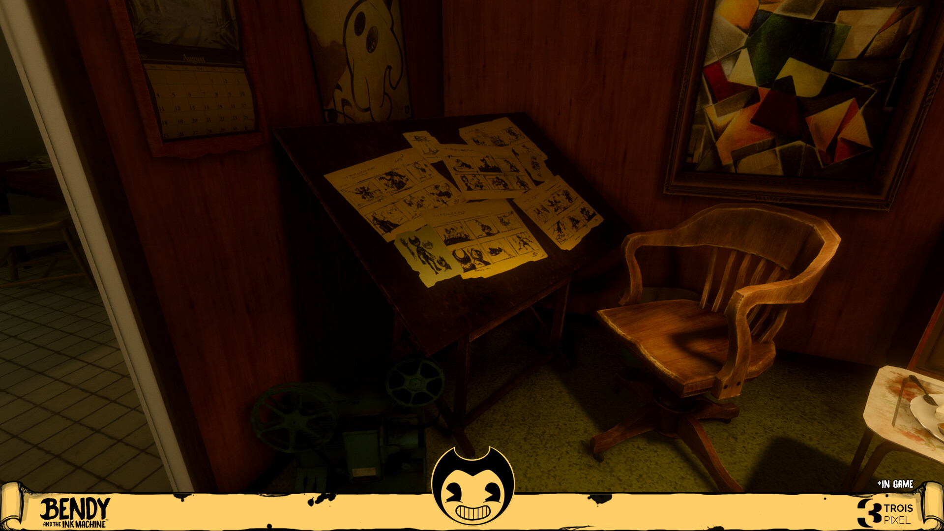 Benoit Lacroix - Bendy and the Ink Machine - Chapter 5 ending scene