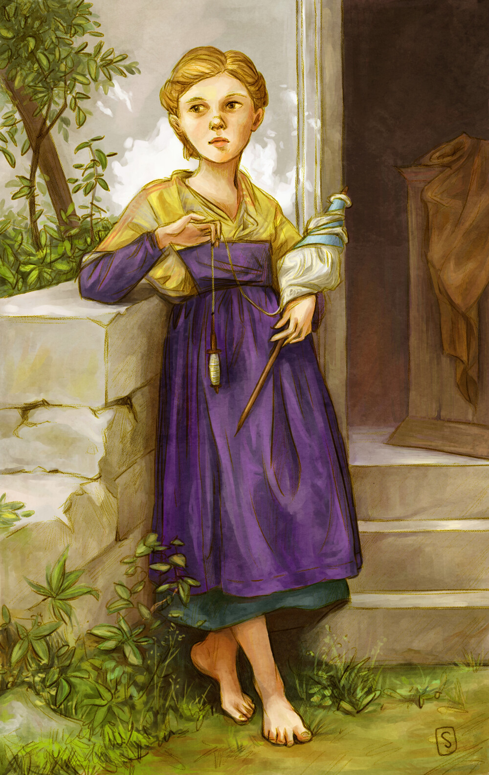 The Spinner by Sian James : r/ImaginaryHumans