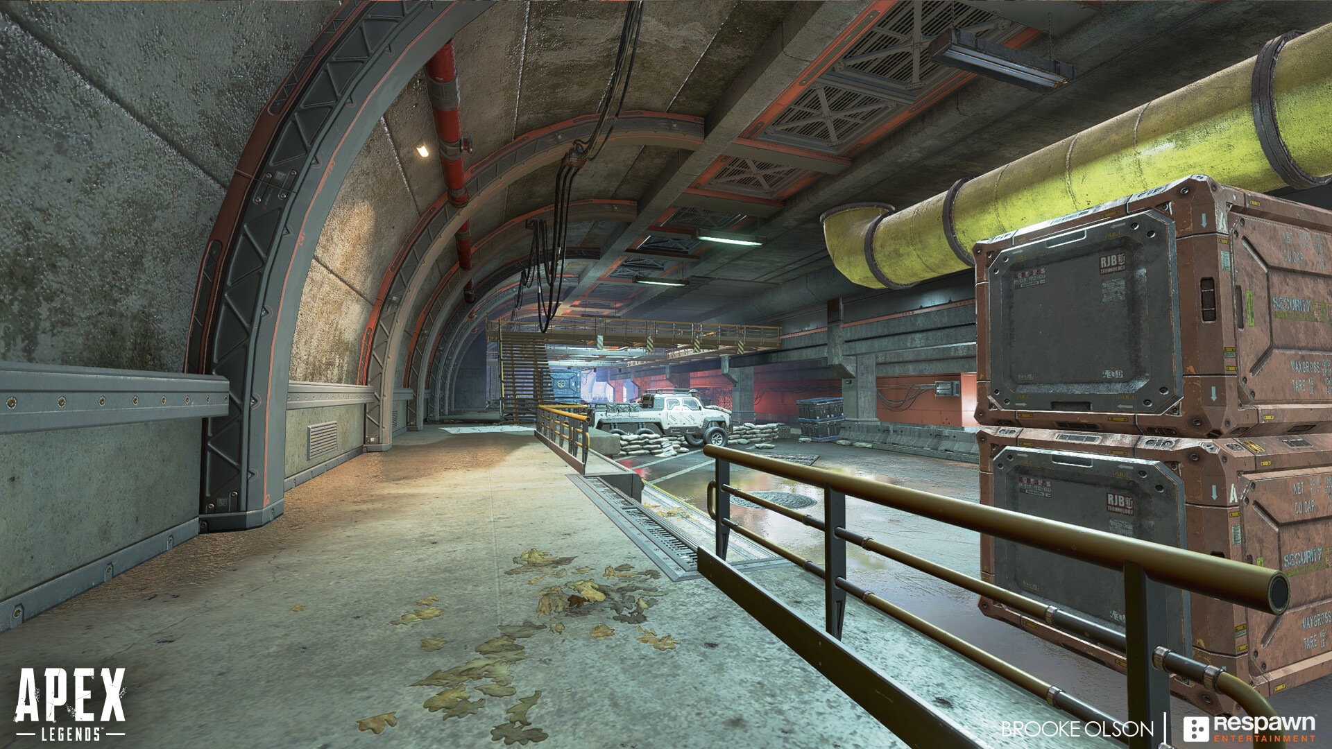 Brooke Olson - Apex Legends - King's Canyon - Tunnel in Military Base