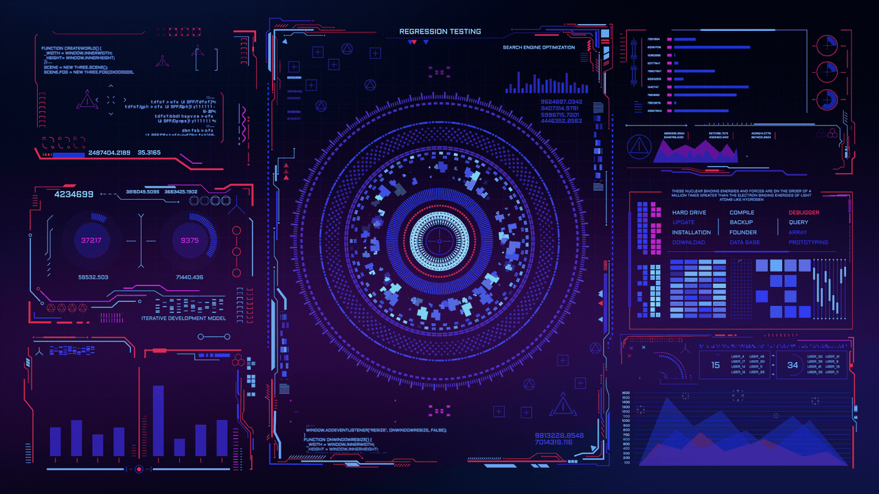 futuristic computer interface