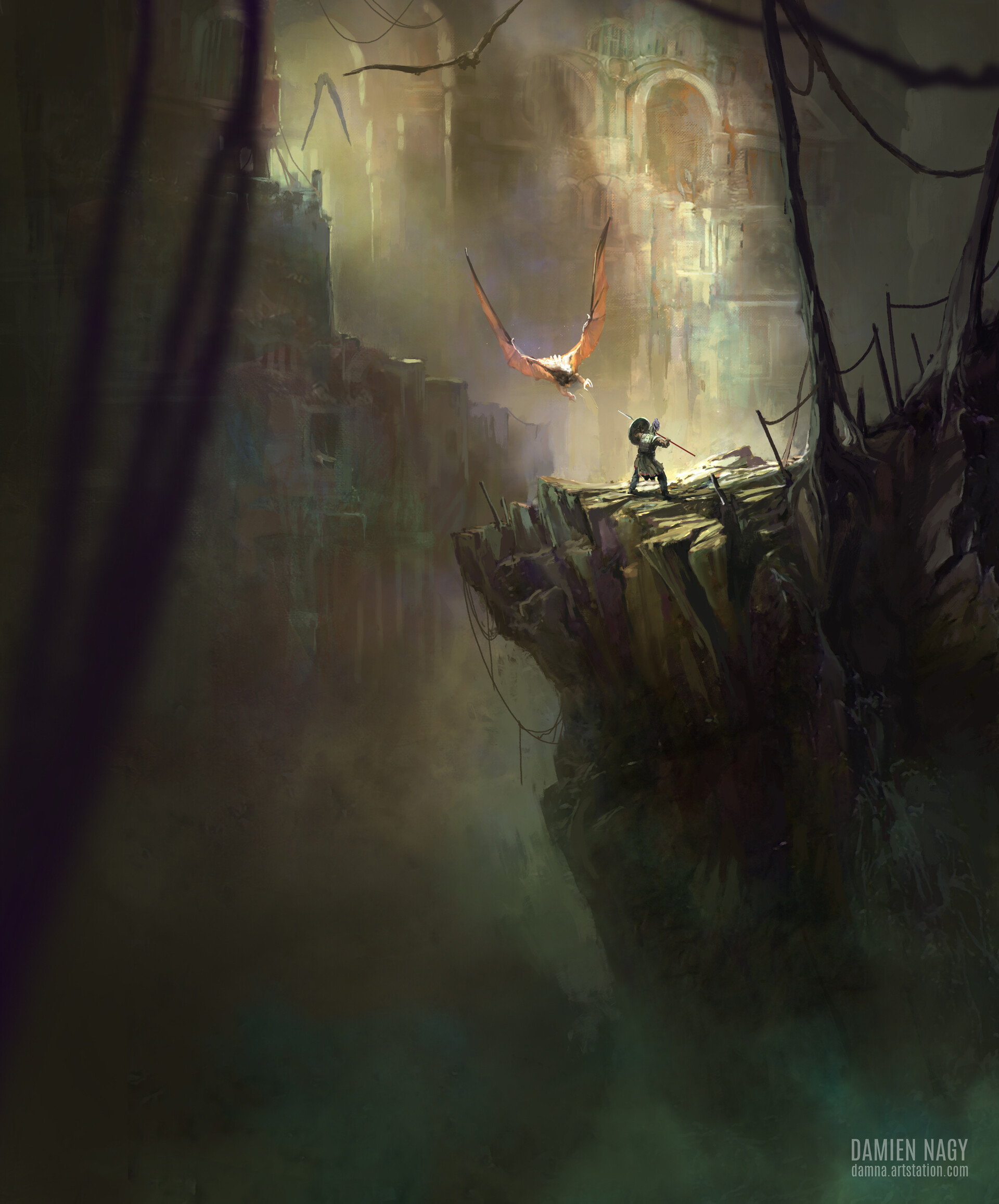 ArtStation - Alone in the dark city