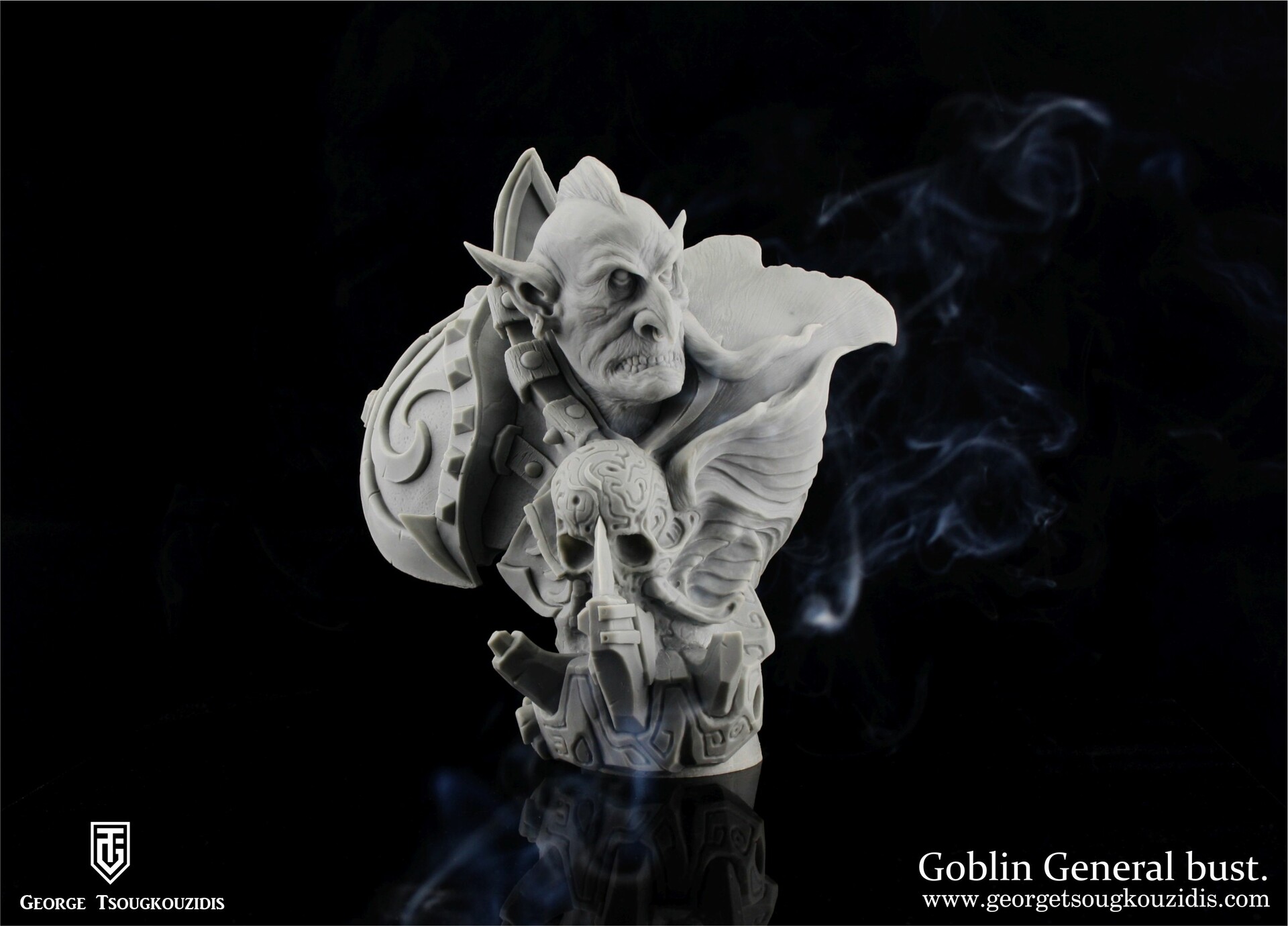 ArtStation - Goblin General bust