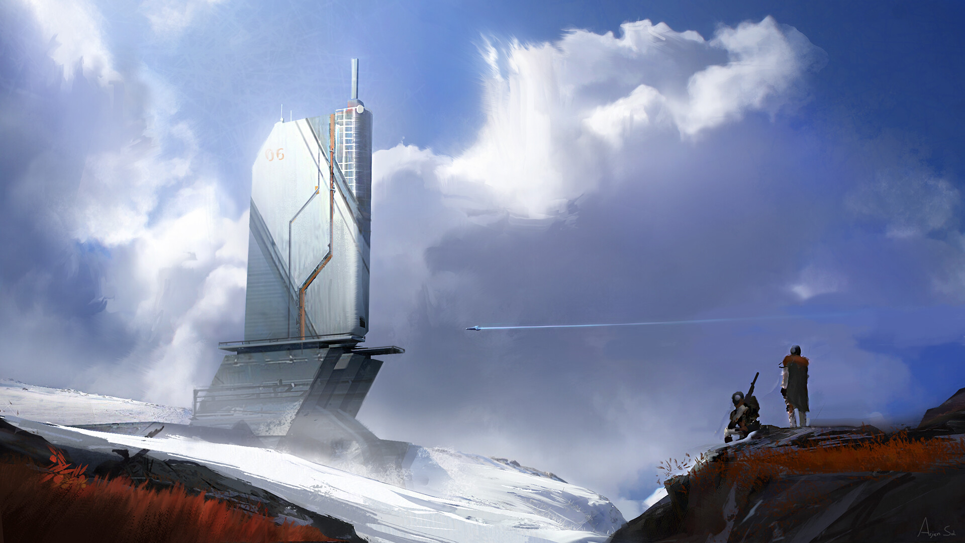 ArtStation - Radio outpost