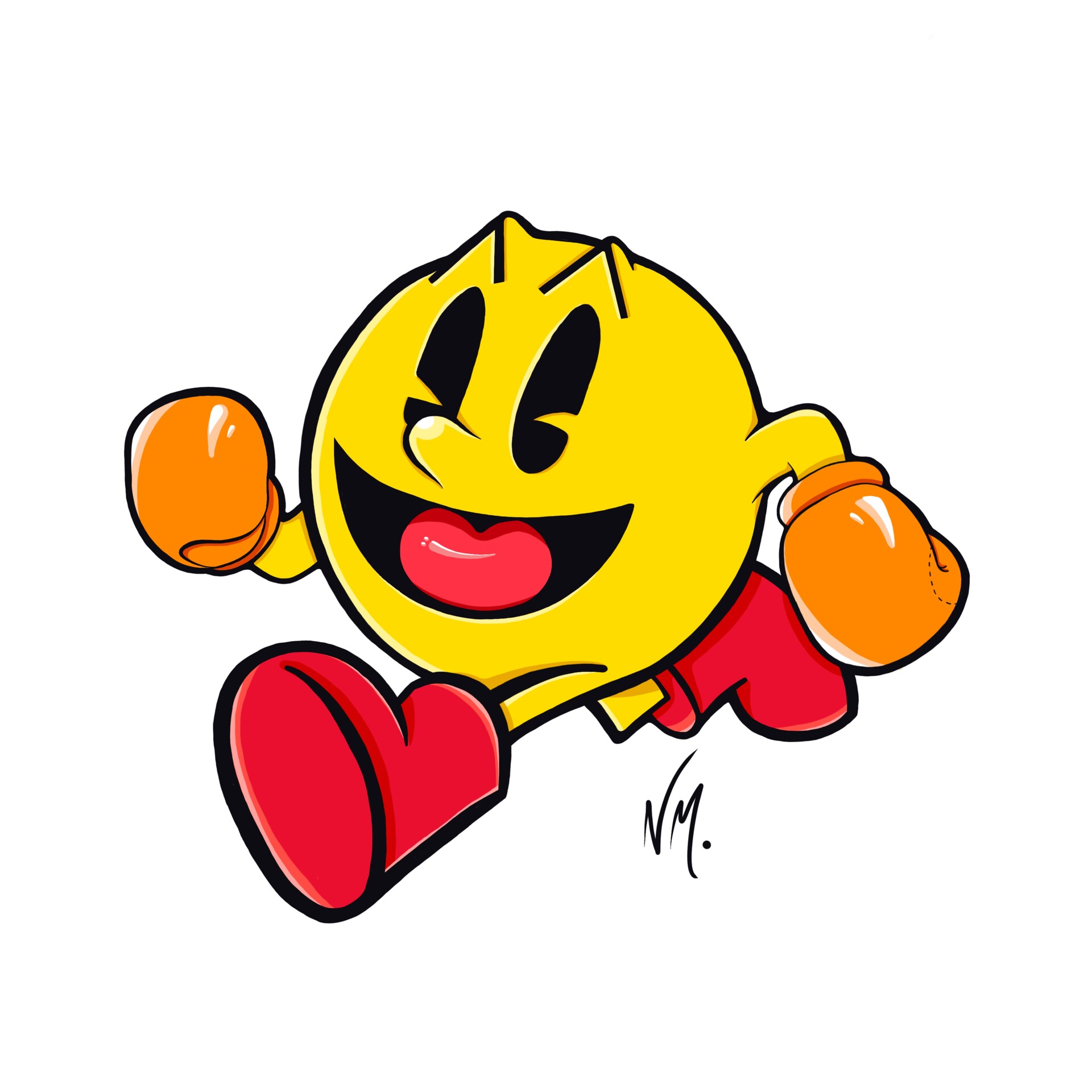 noodle . - Pac-man - tattoo.