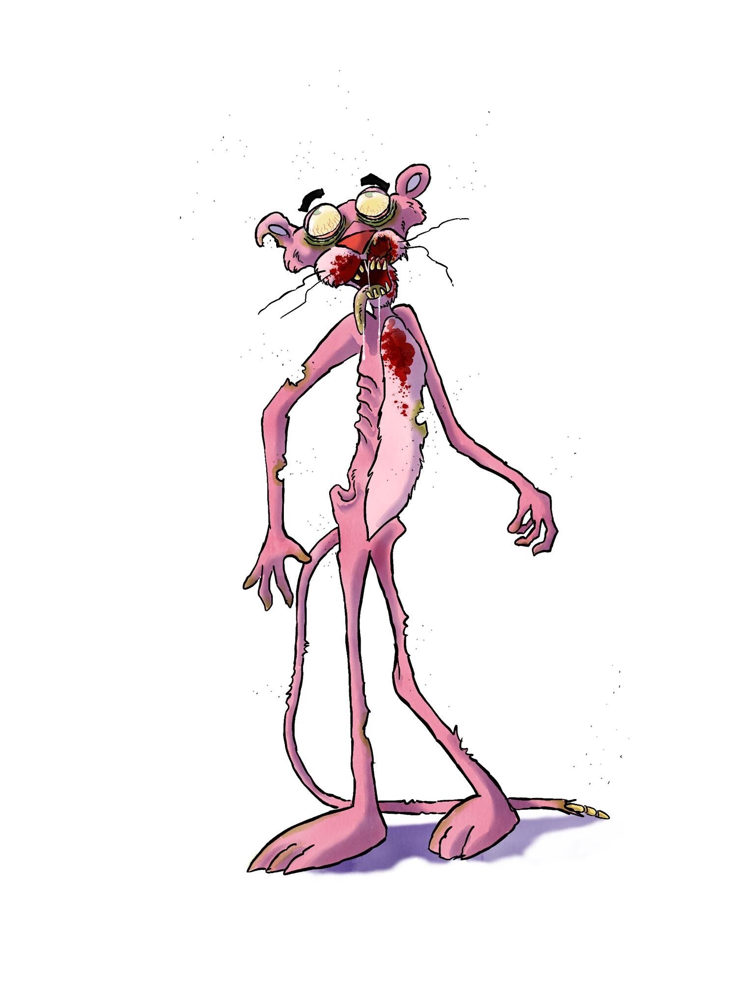 ArtStation - The not so Rinky Dink Pink Panther
