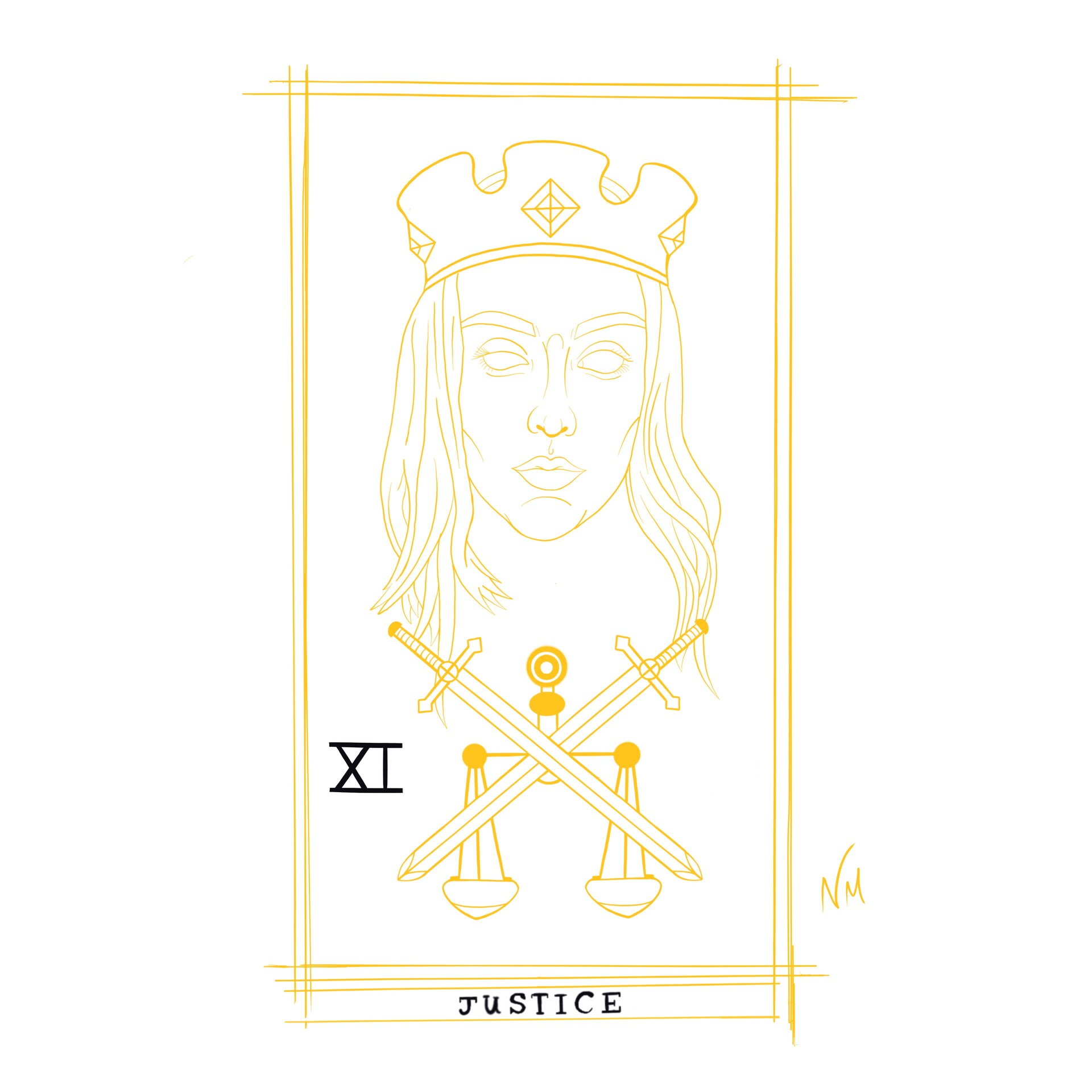 ArtStation - Justice - tattoo.