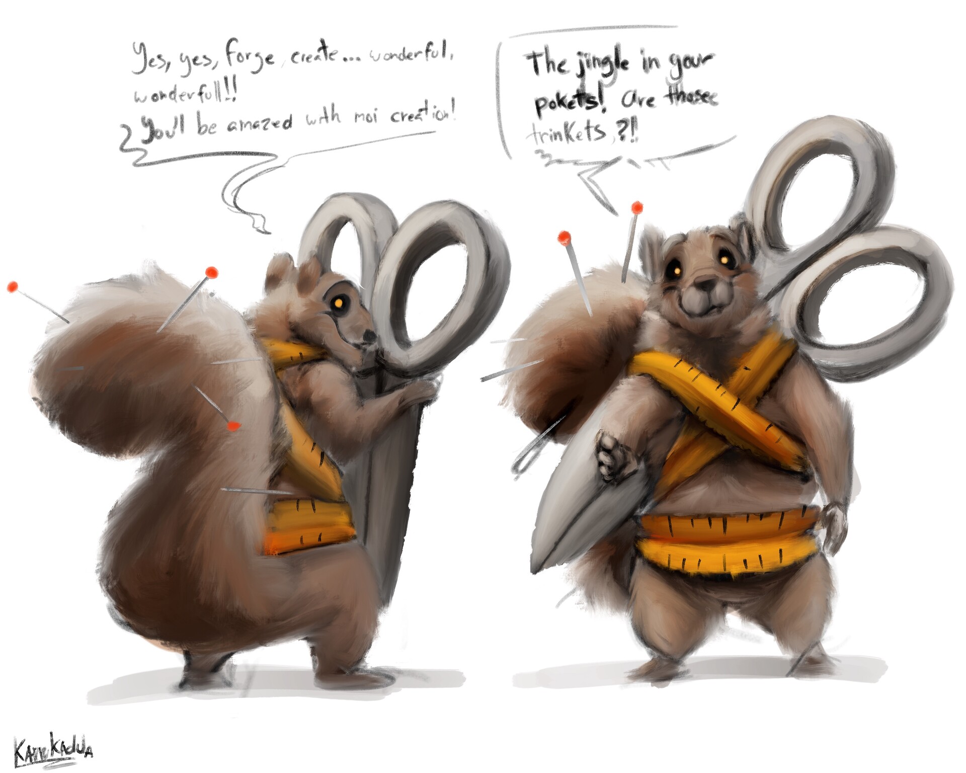 ArtStation - Squirrel salesman