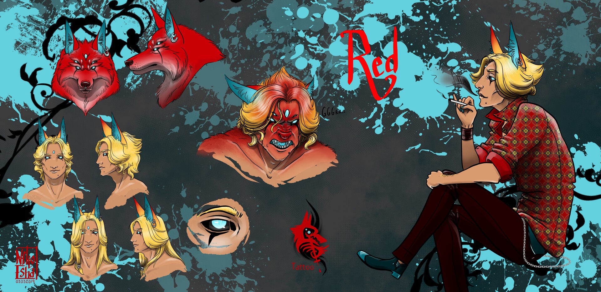 ArtStation - Oc : Red