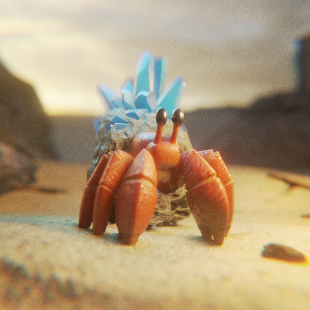 ArtStation - hermit crab