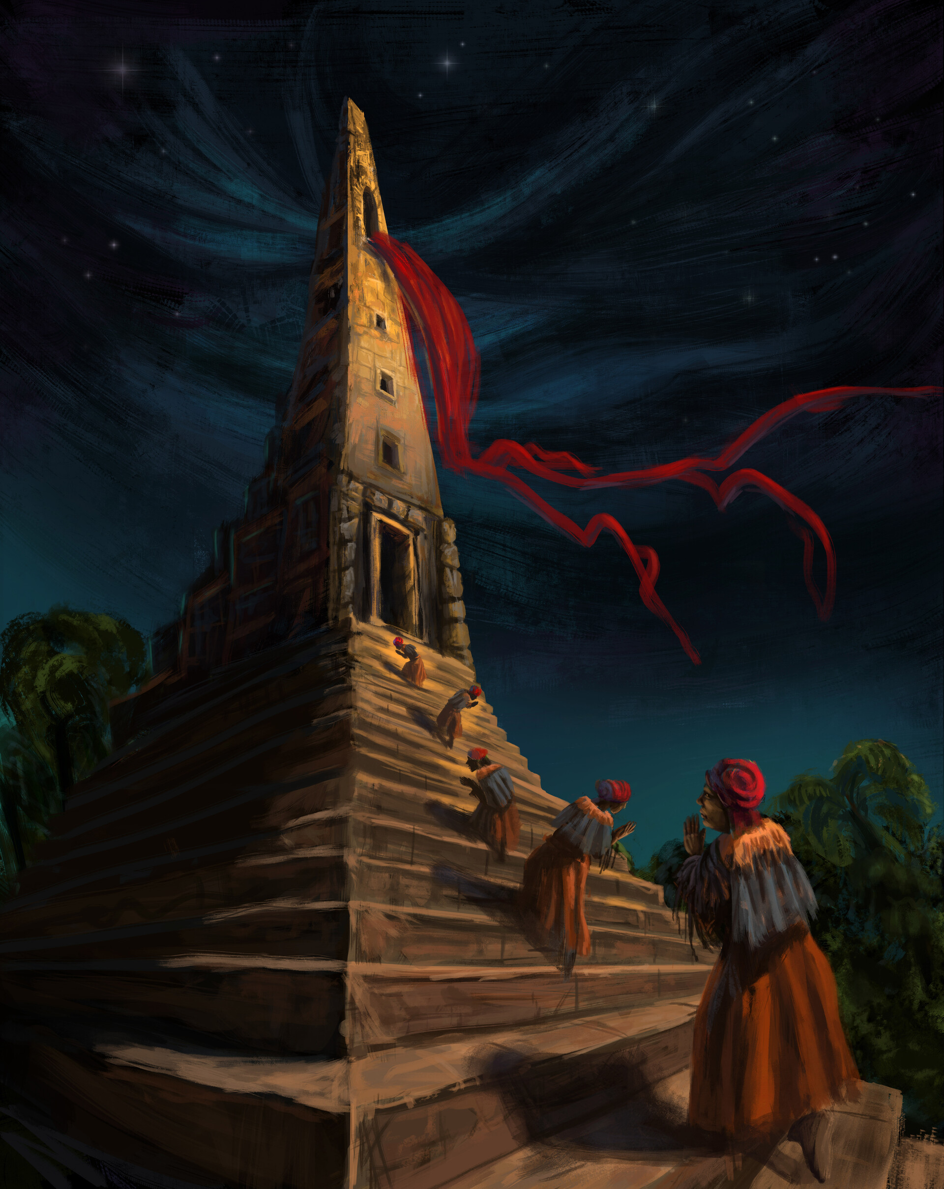 ArtStation - Temple of Trees