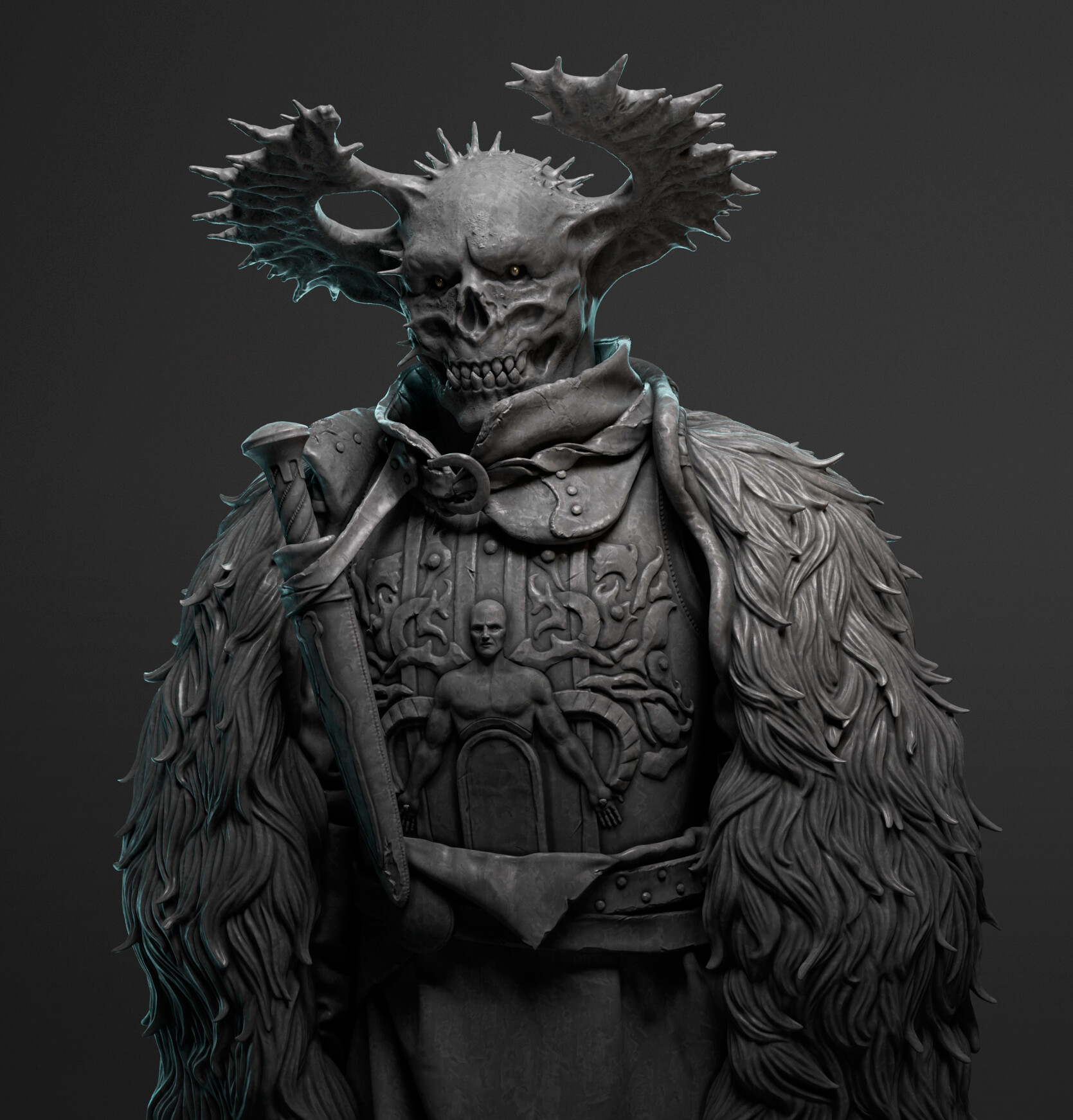 ArtStation - Horned Monster v2.0