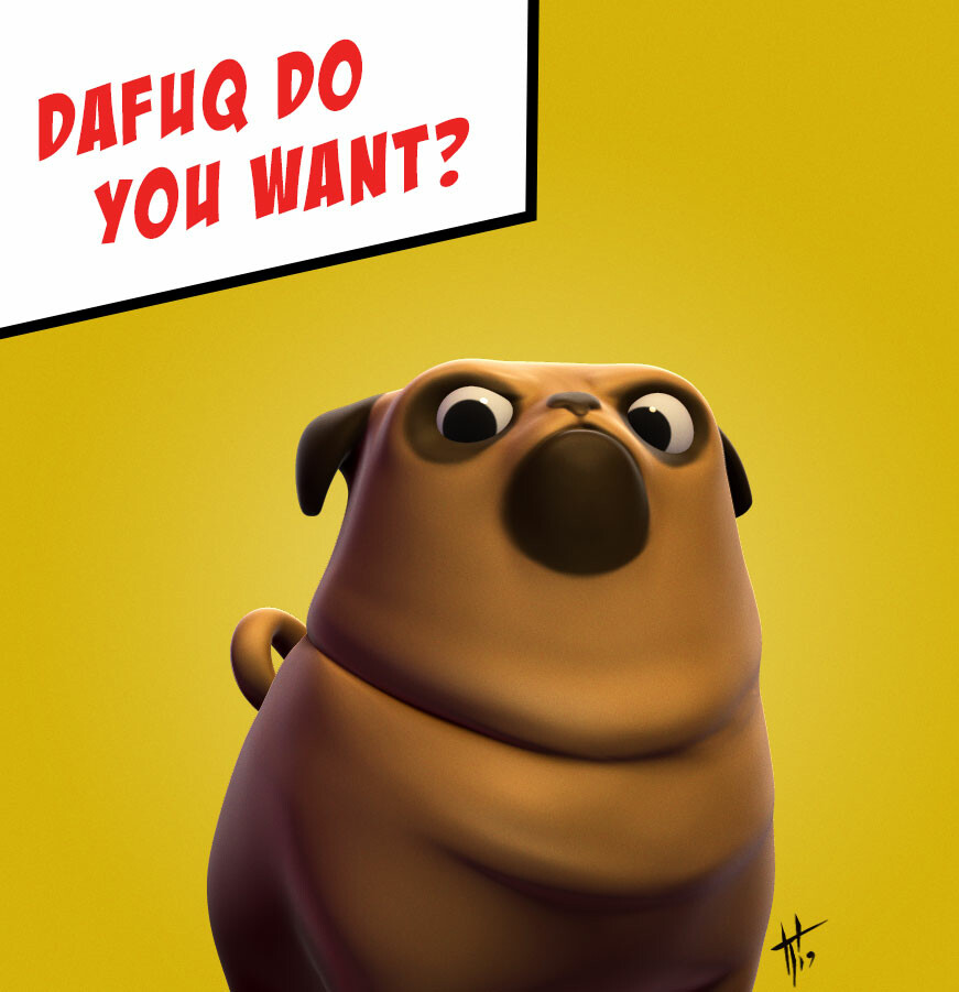 ArtStation - pug