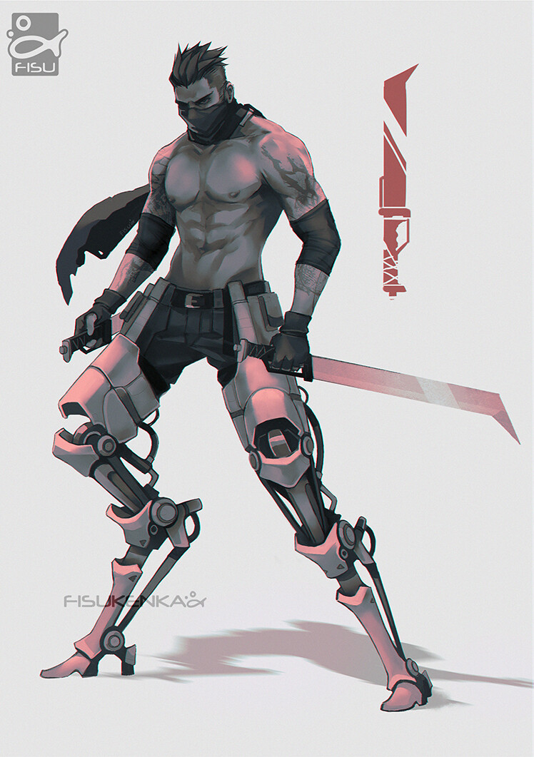 ArtStation - Cyborg Assassin