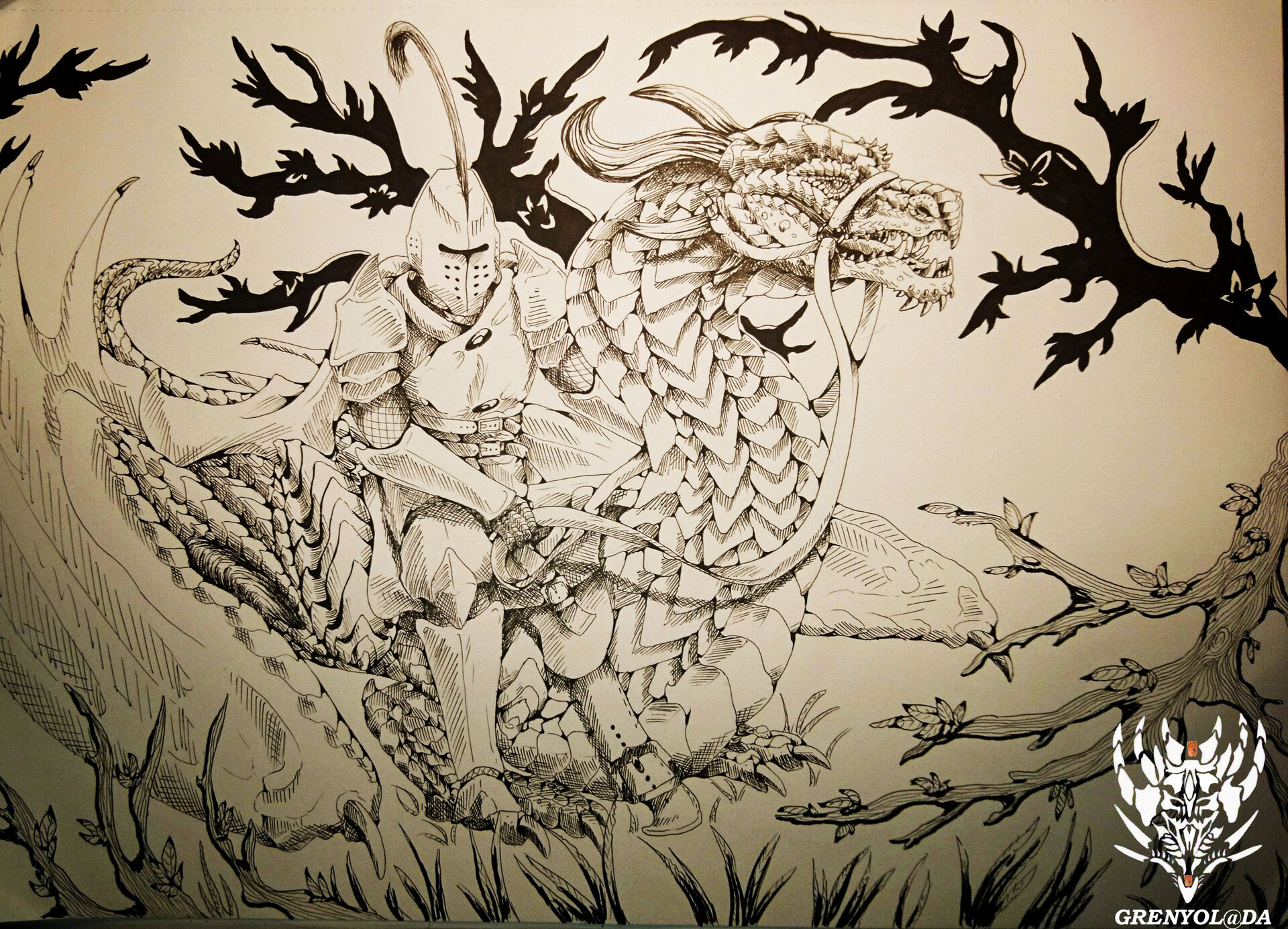 how to draw dragon riders