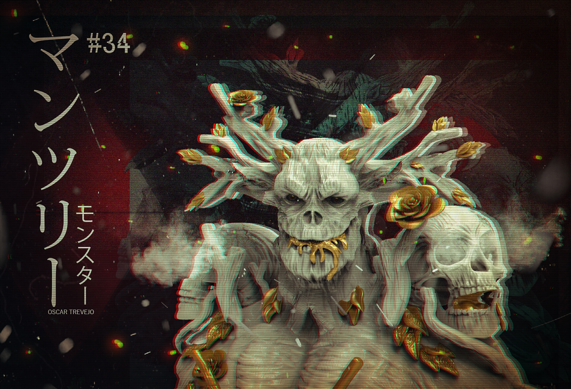 Oscar Trevejo (Luxor) - Tree-man creature