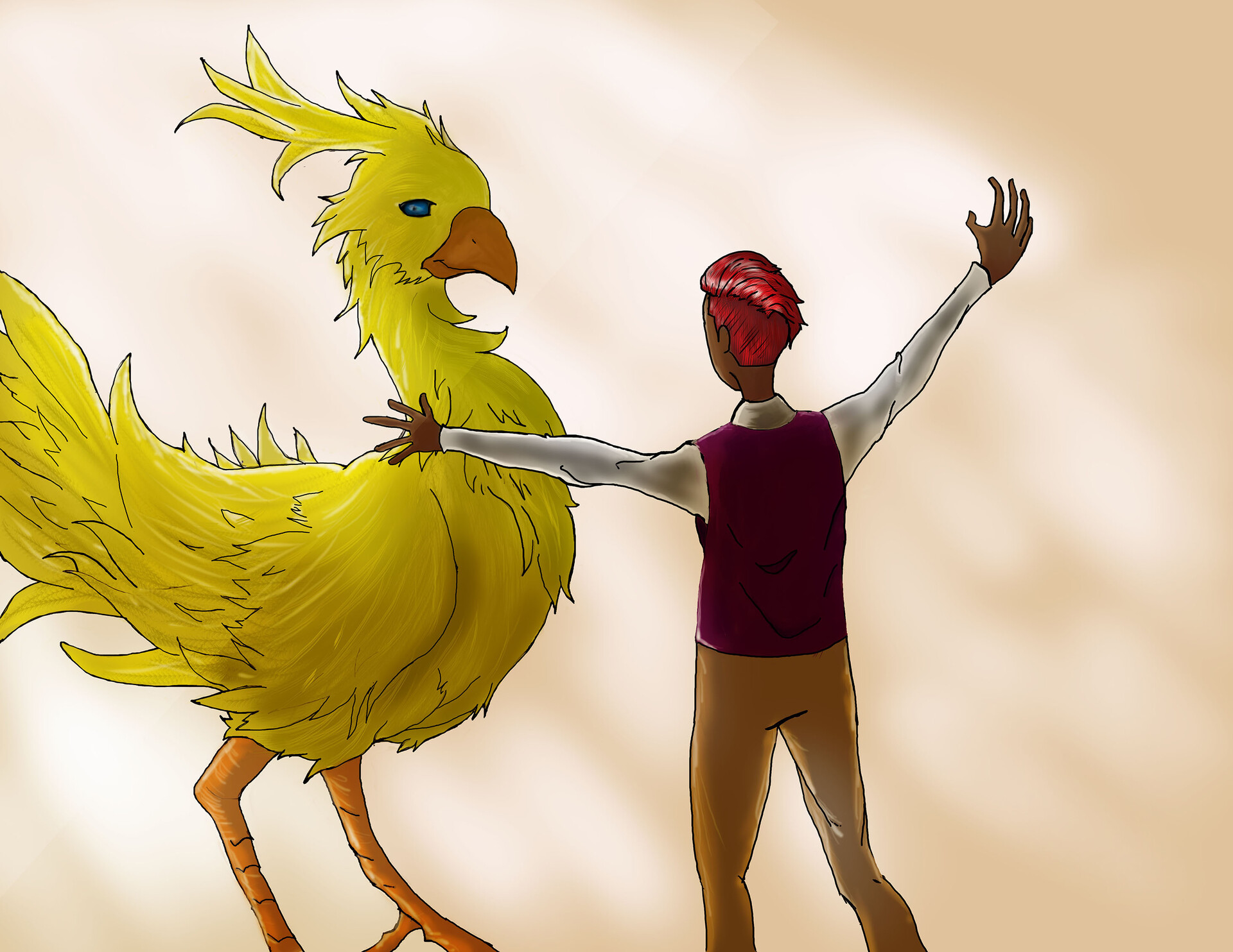 ArtStation - My Best friend, A Chicken