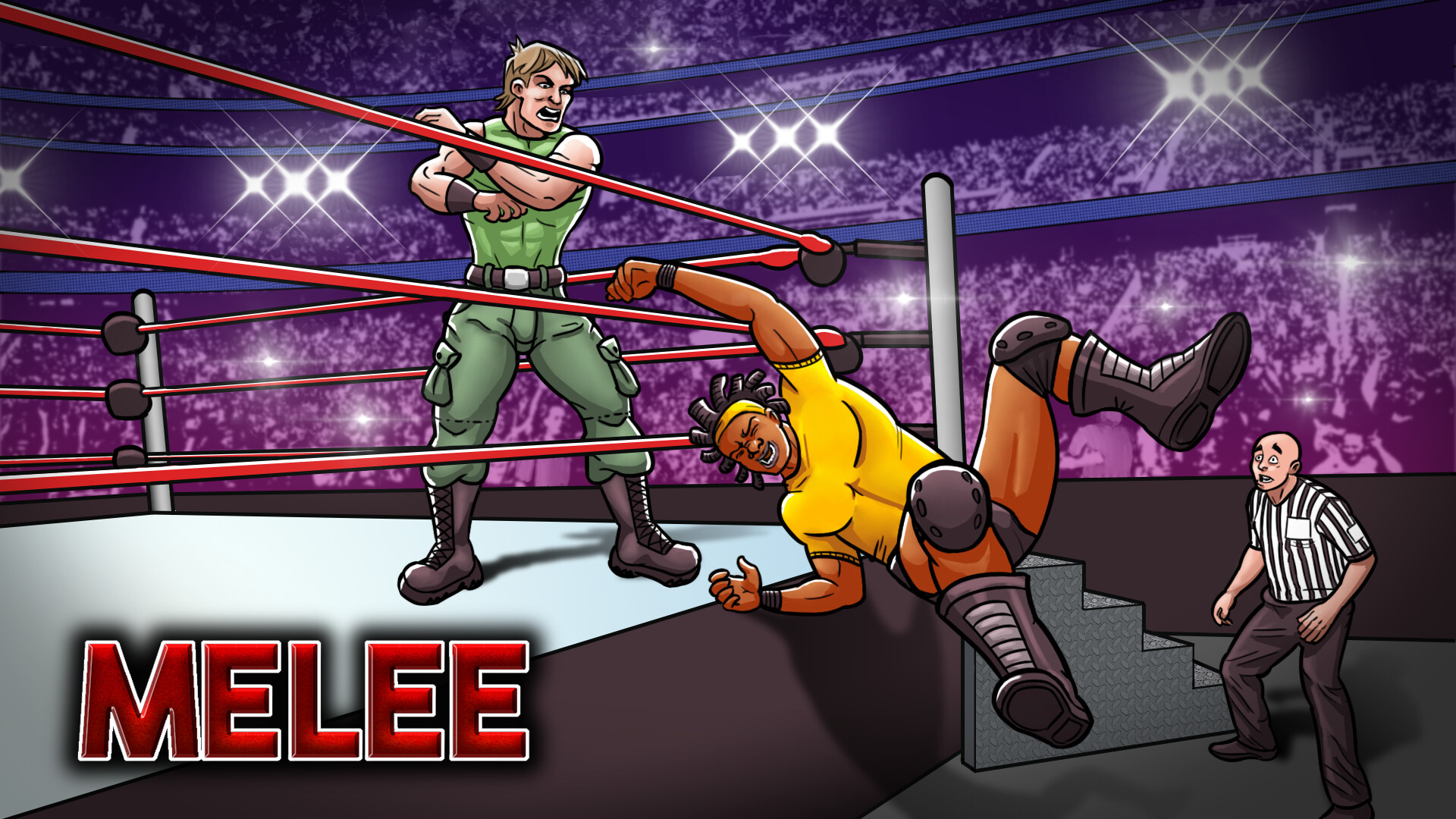 ArtStation - Wrestling Scene 2