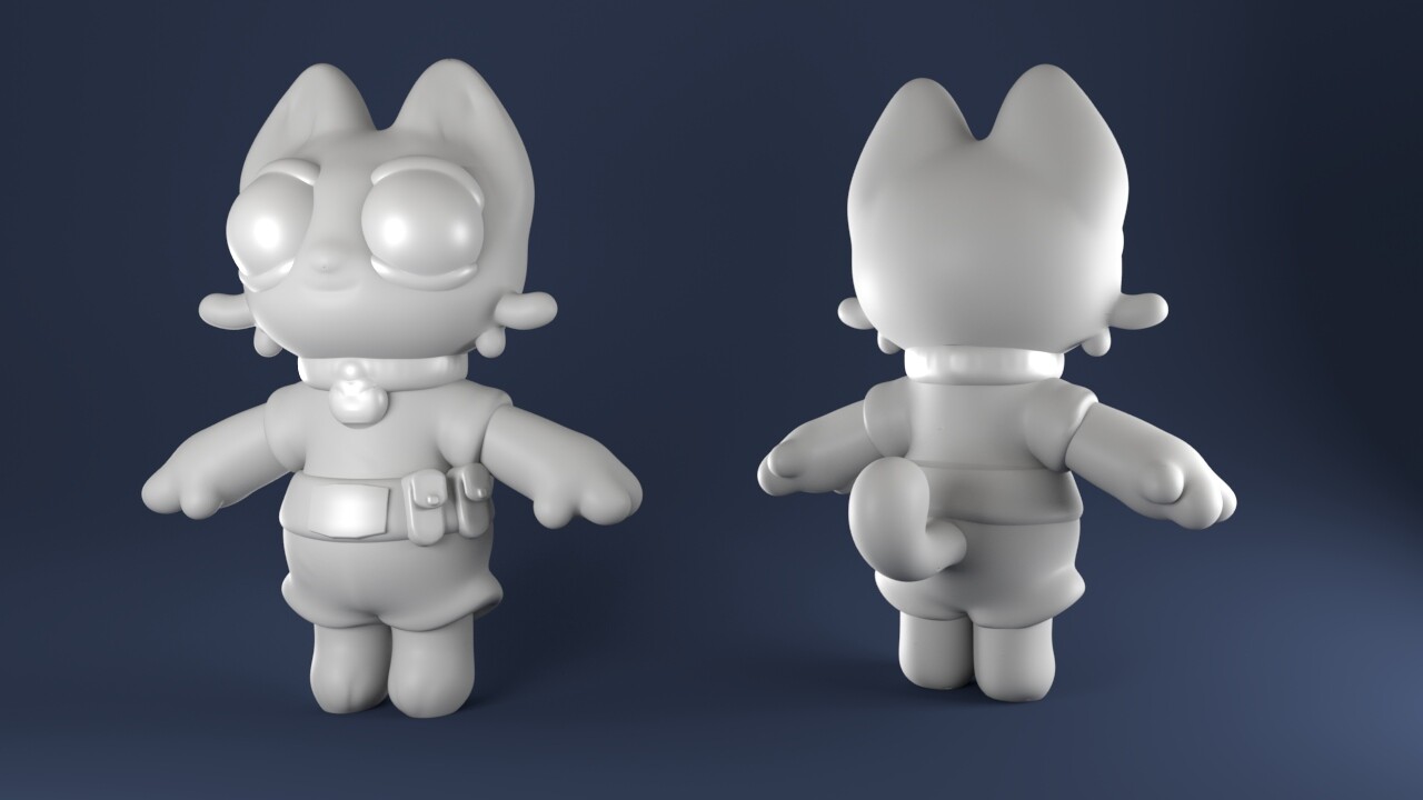 ArtStation - Cat Project: Production Modeling