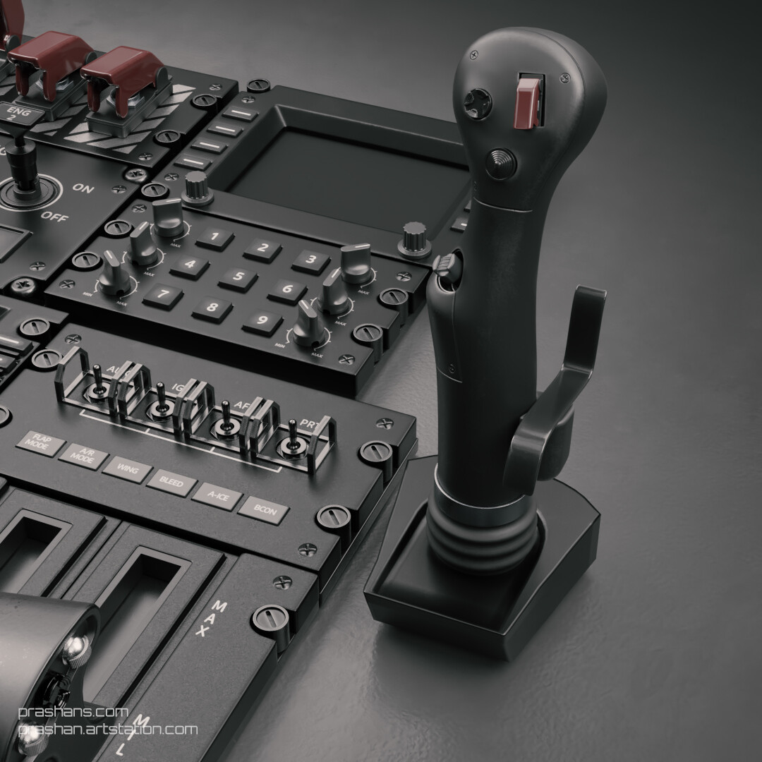 3D artist Prashan Subasinghe - Mech & Cockpit Design