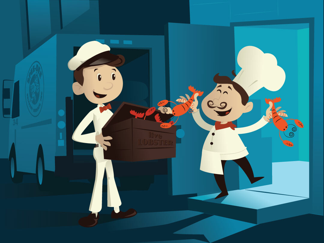 David Mansch - Illustration for Spee-dee Delivery Calendar | Mansch ...